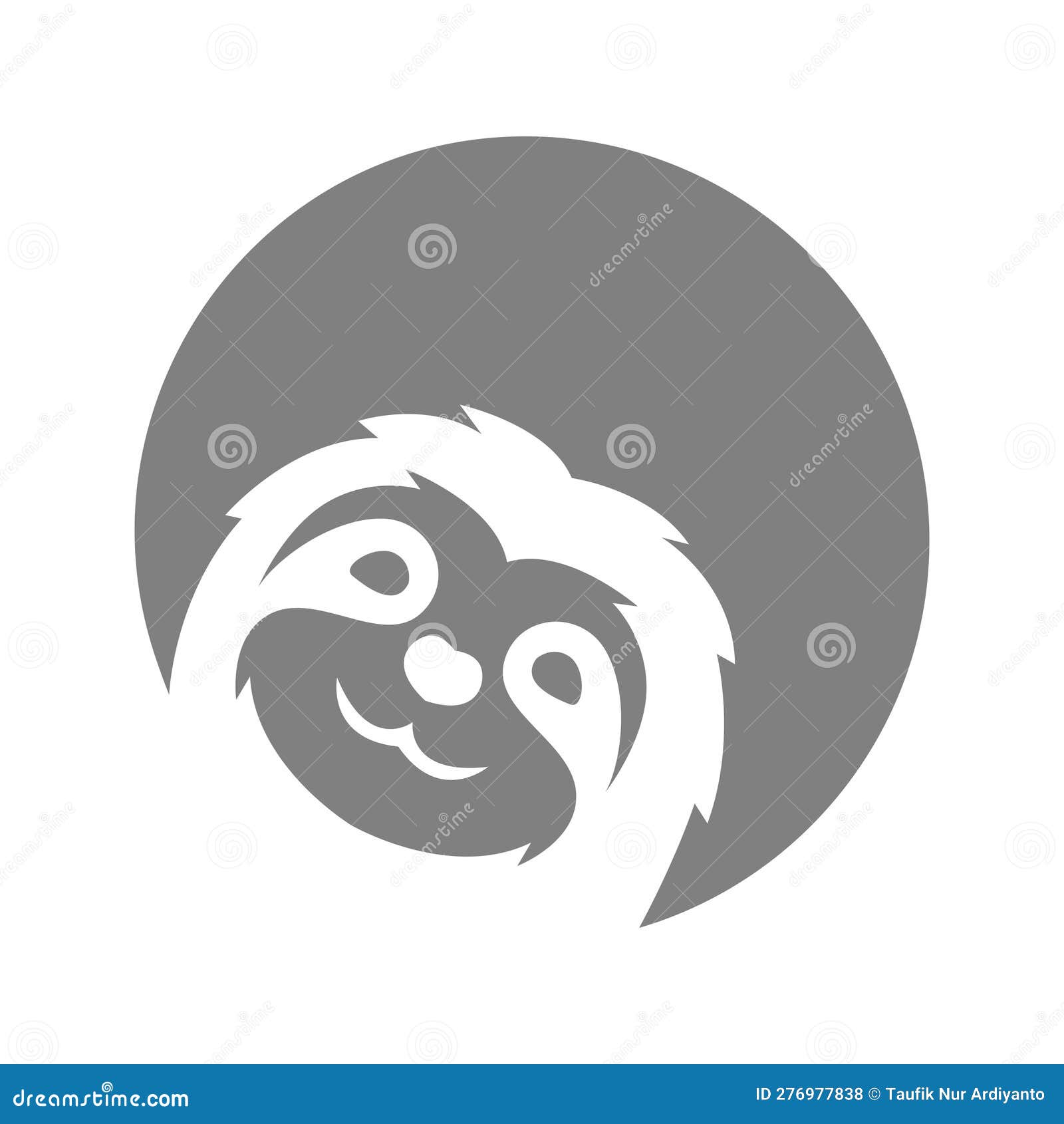 Sloth icon logo design stock vector. Illustration of slow - 276977838