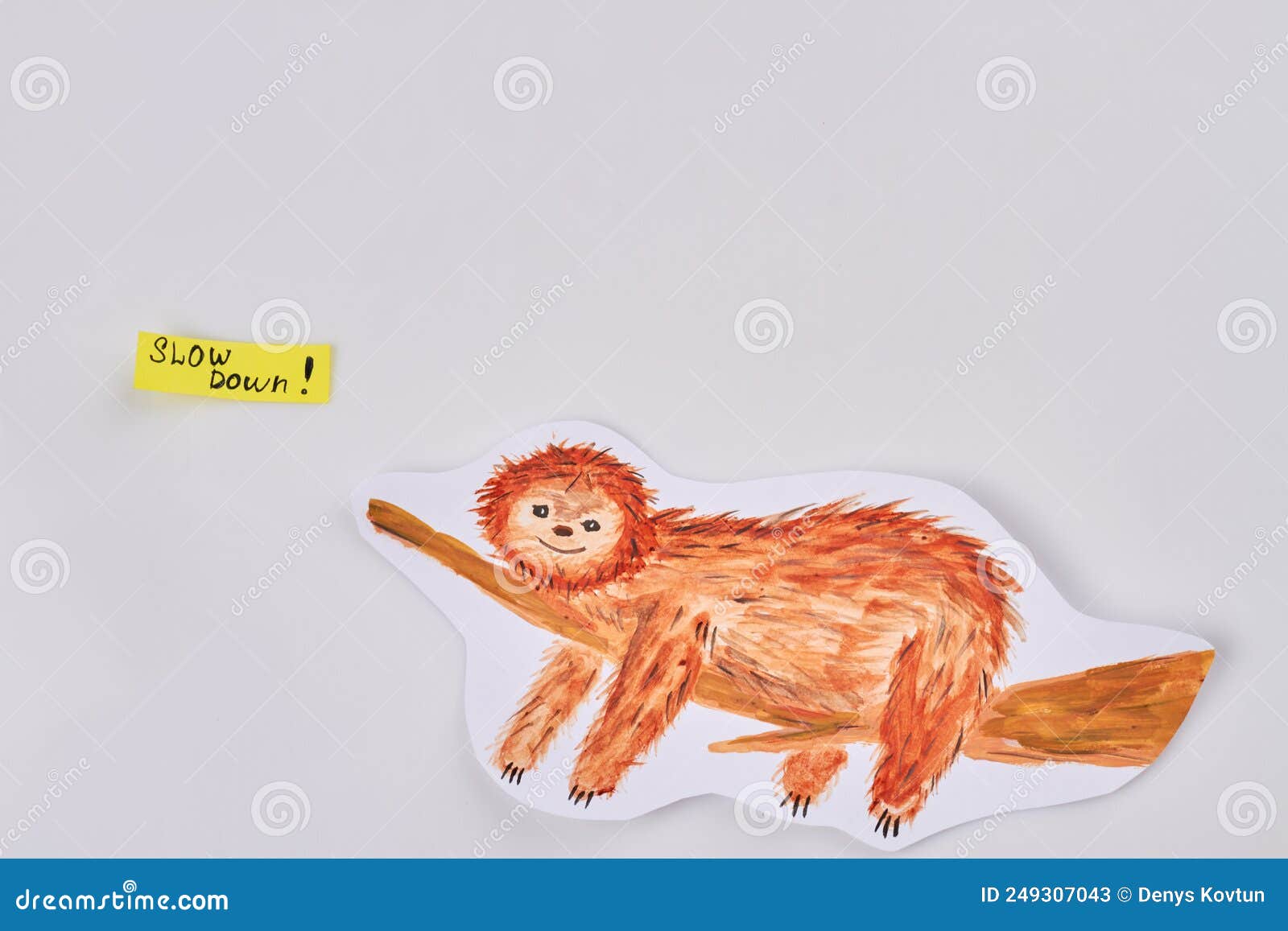 Sloth Slow-moving Tropical American Mammal That Hangs Upside Down From ...