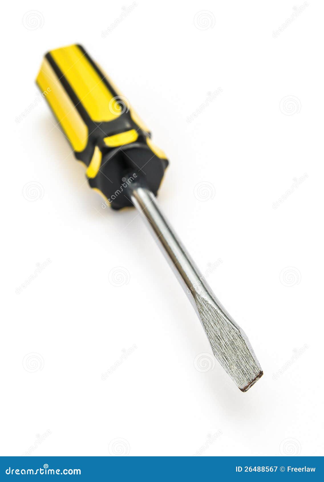 Slotted driver stock image. Image of slotted, driver - 26488567