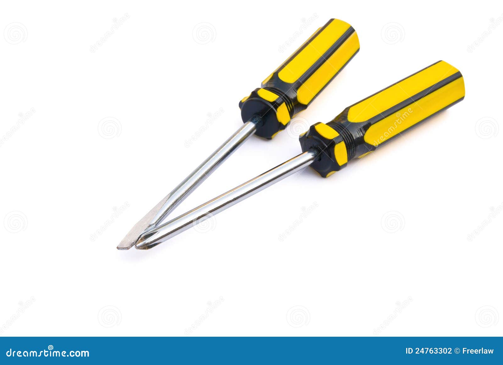 Slotted Driver & Phillips Driver Stock Photo - Image of hardware ...