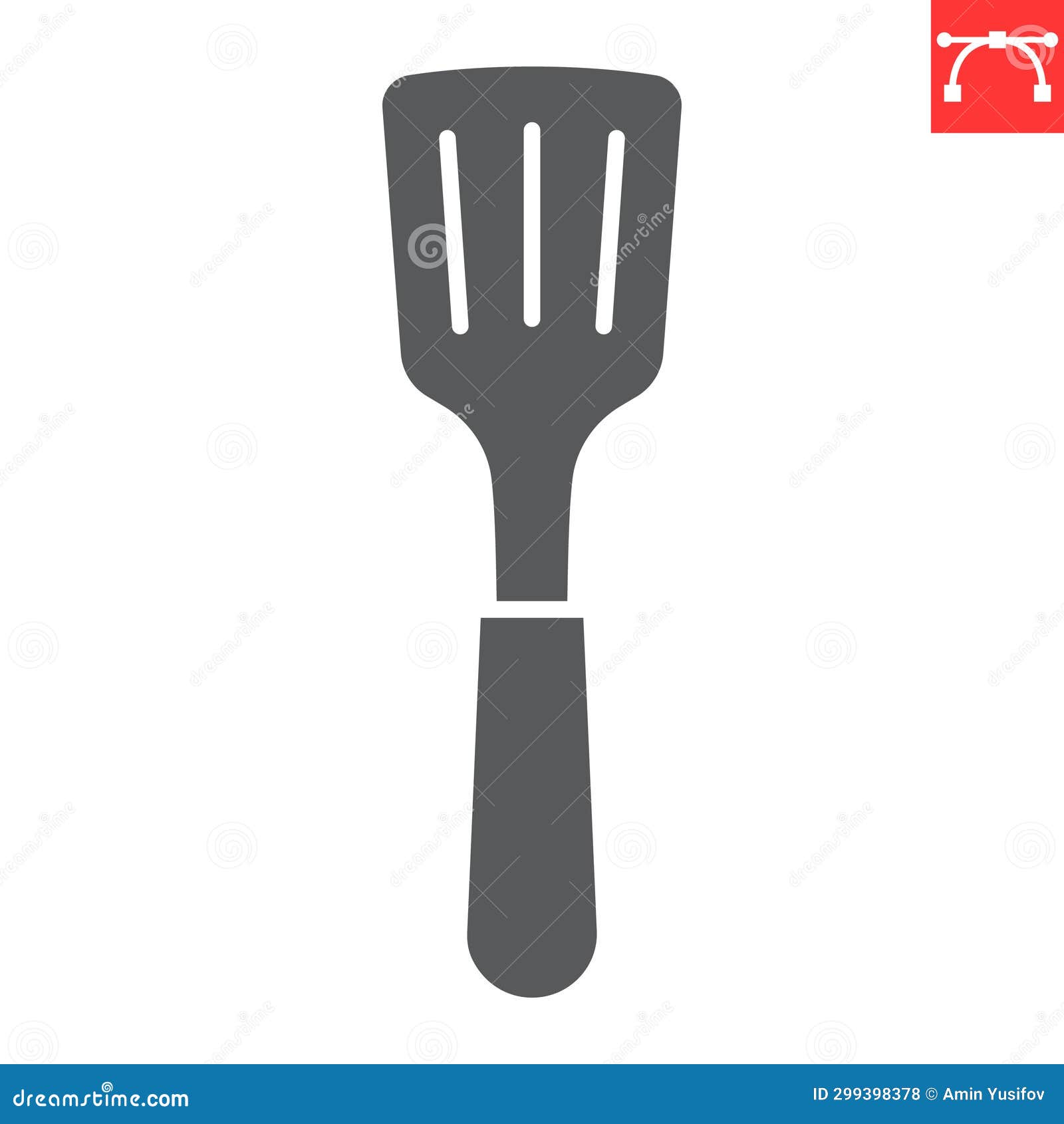 Slotted turner glyph icon stock illustration. Illustration of slotted ...
