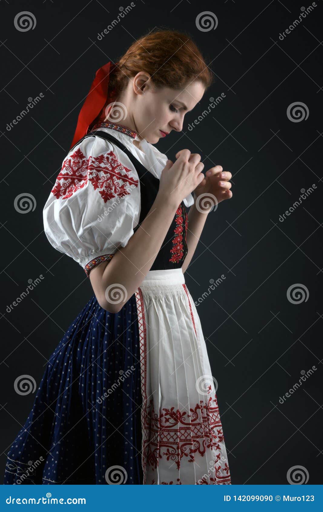 Beautiful slovak woman stock photo. Image of attractive - 142099090