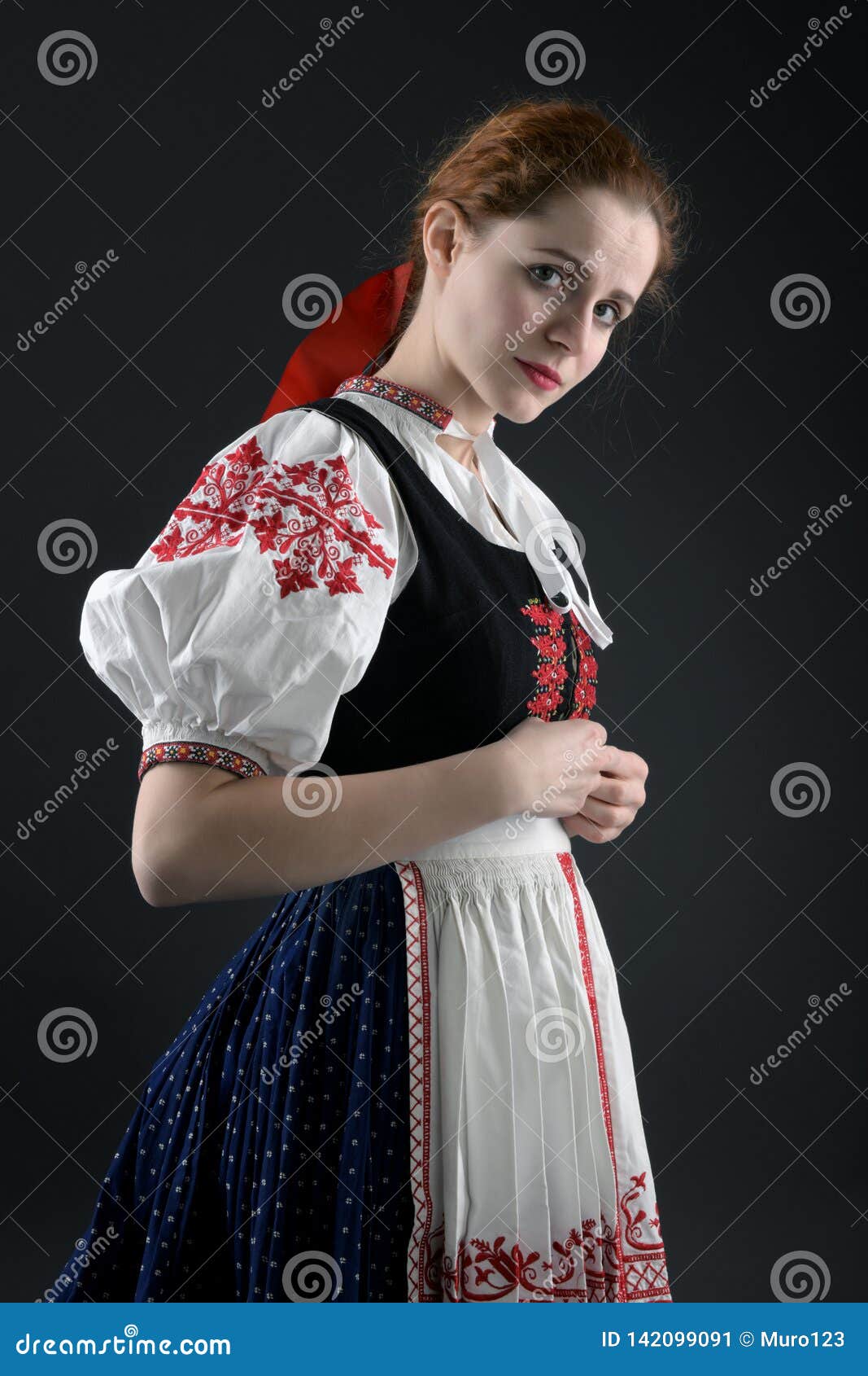 Beautiful slovak woman stock image. Image of caucasian - 142099091