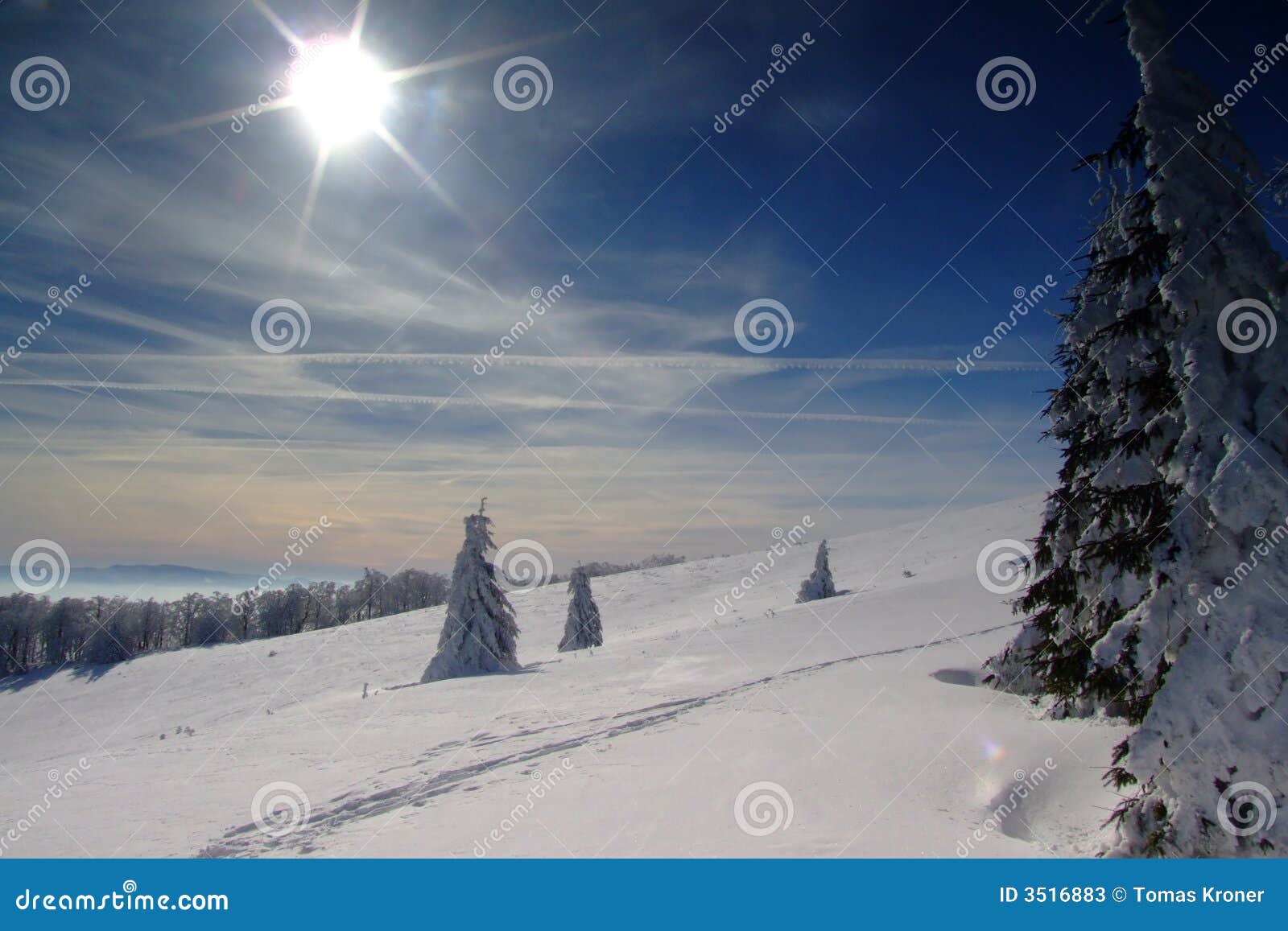 Slovak mountains stock image. Image of winter, snow, white - 3516883