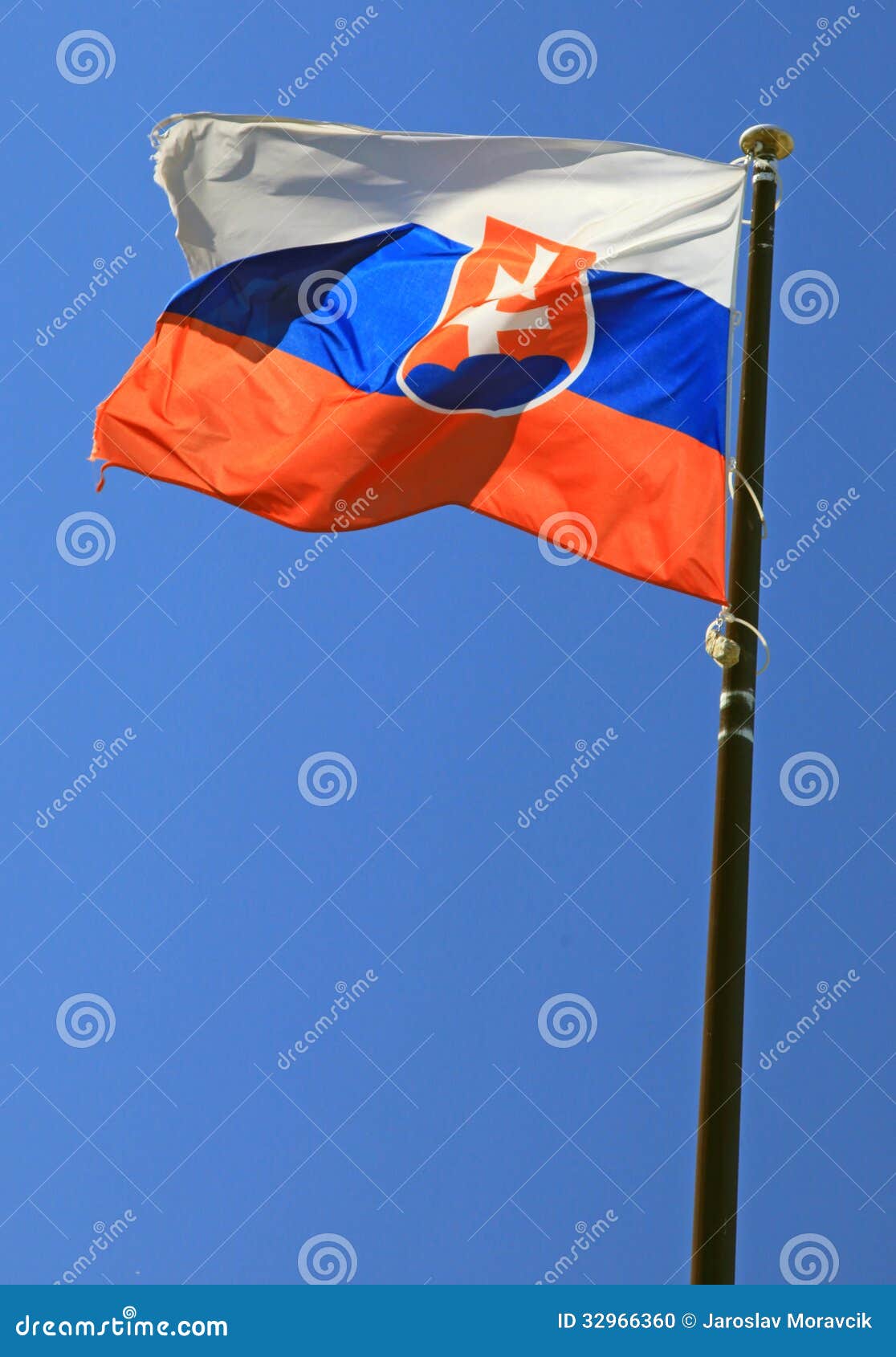 Slovak national flag stock photo. Image of slovak, nationality - 32966360