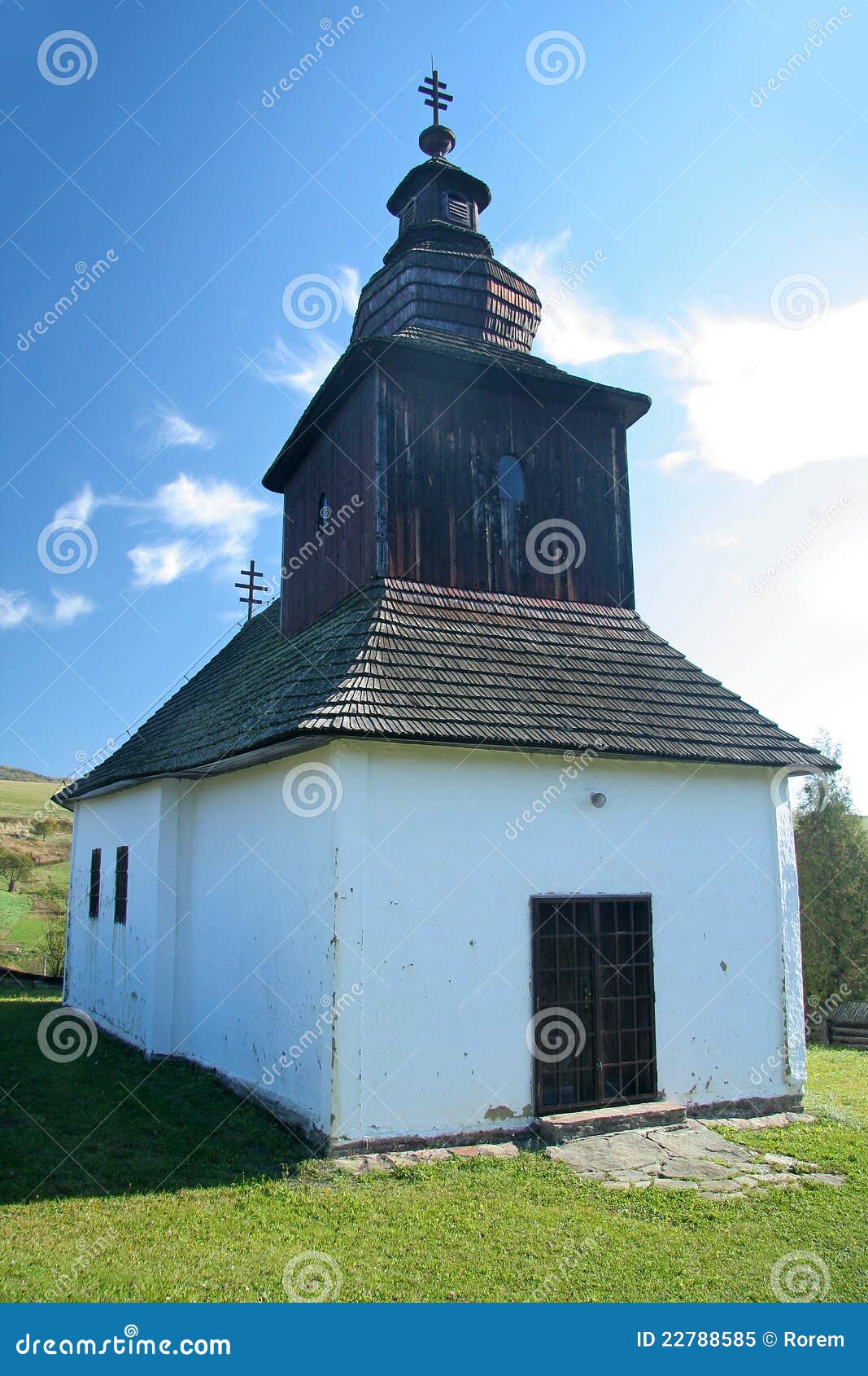 Slovak wooden church stock image. Image of traditional - 22788585