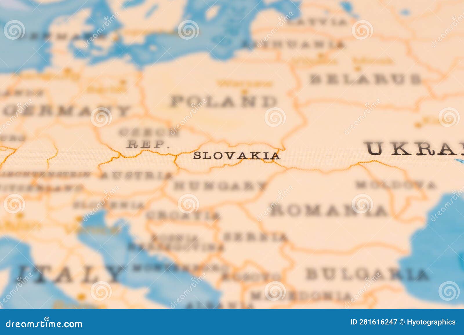 slovakia world atlas