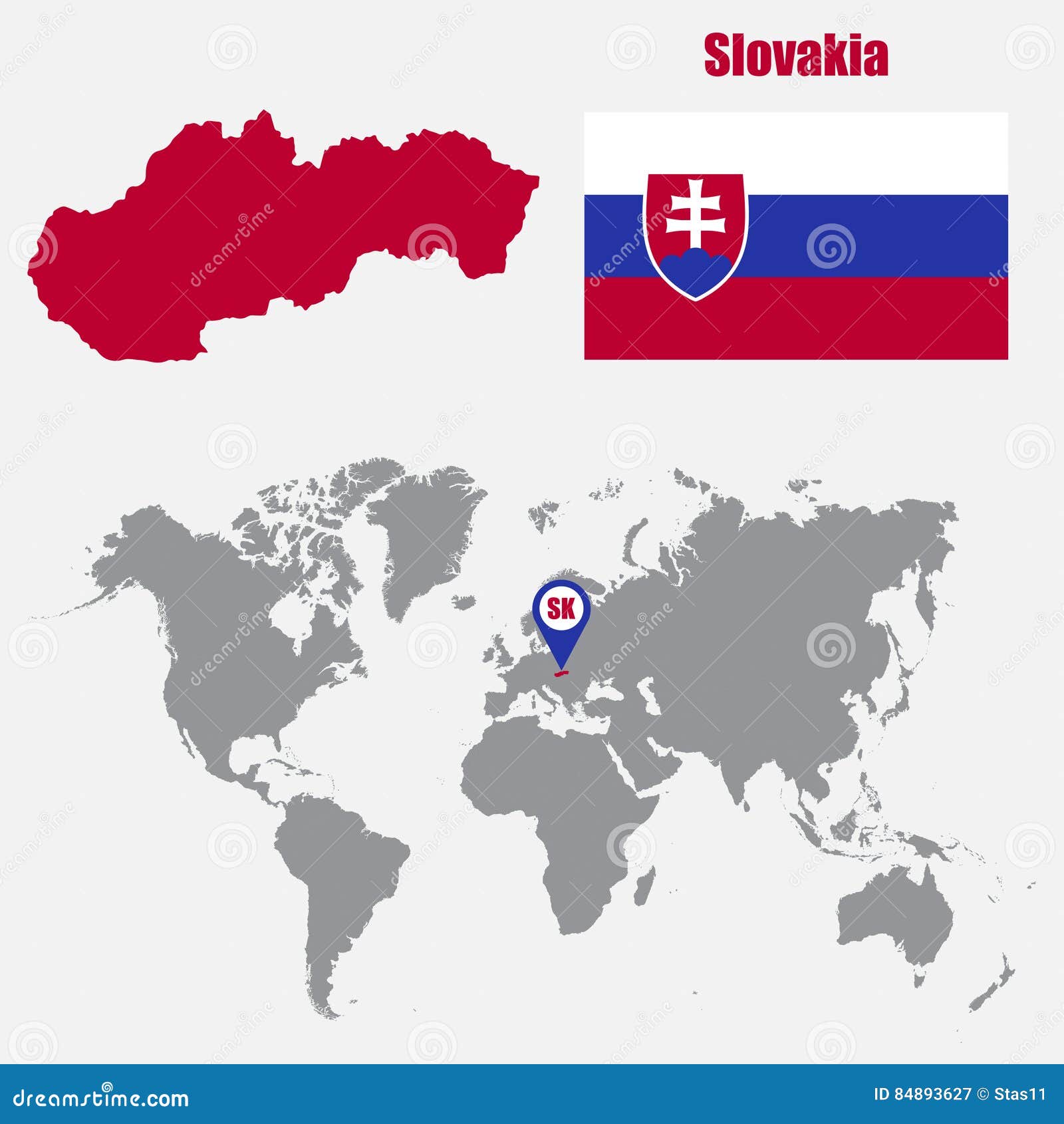 Slovakia World Map