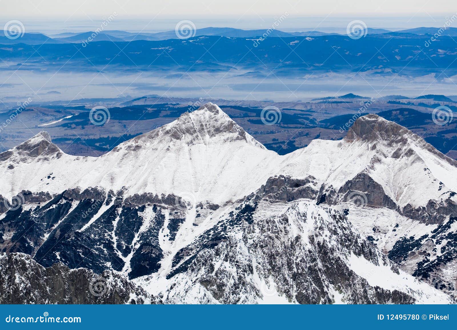 Slovakia Mountain View stock photo. Image of mountains - 12495780