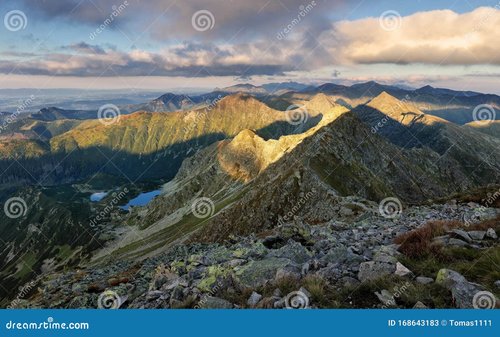 Slovakia Mountain in West Tatras - Rohace Stock Image - Image of nature ...