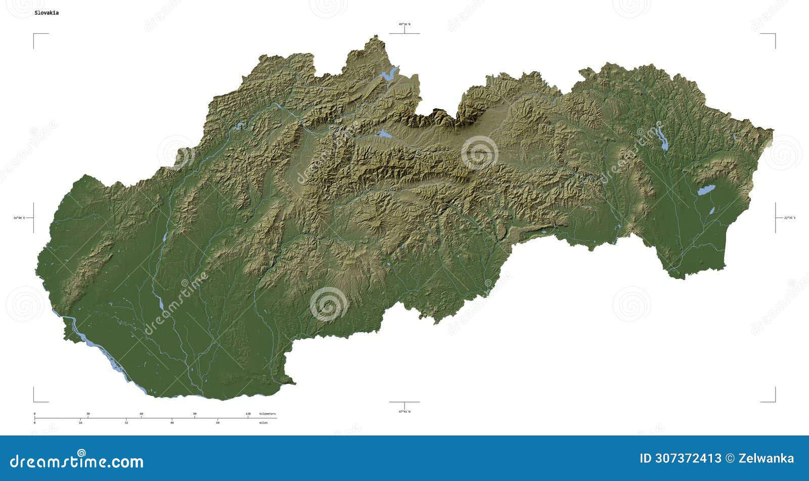 Slovakia Shape on White. Pale Stock Illustration - Illustration of ...