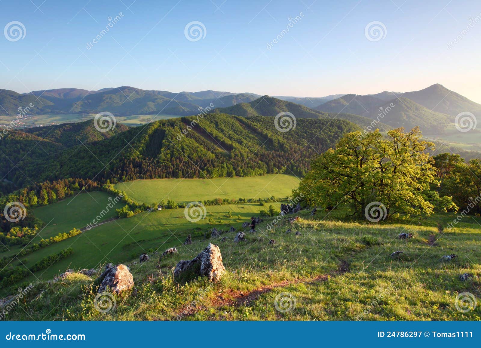 Slovakia spring landscape stock image. Image of natural - 24786297