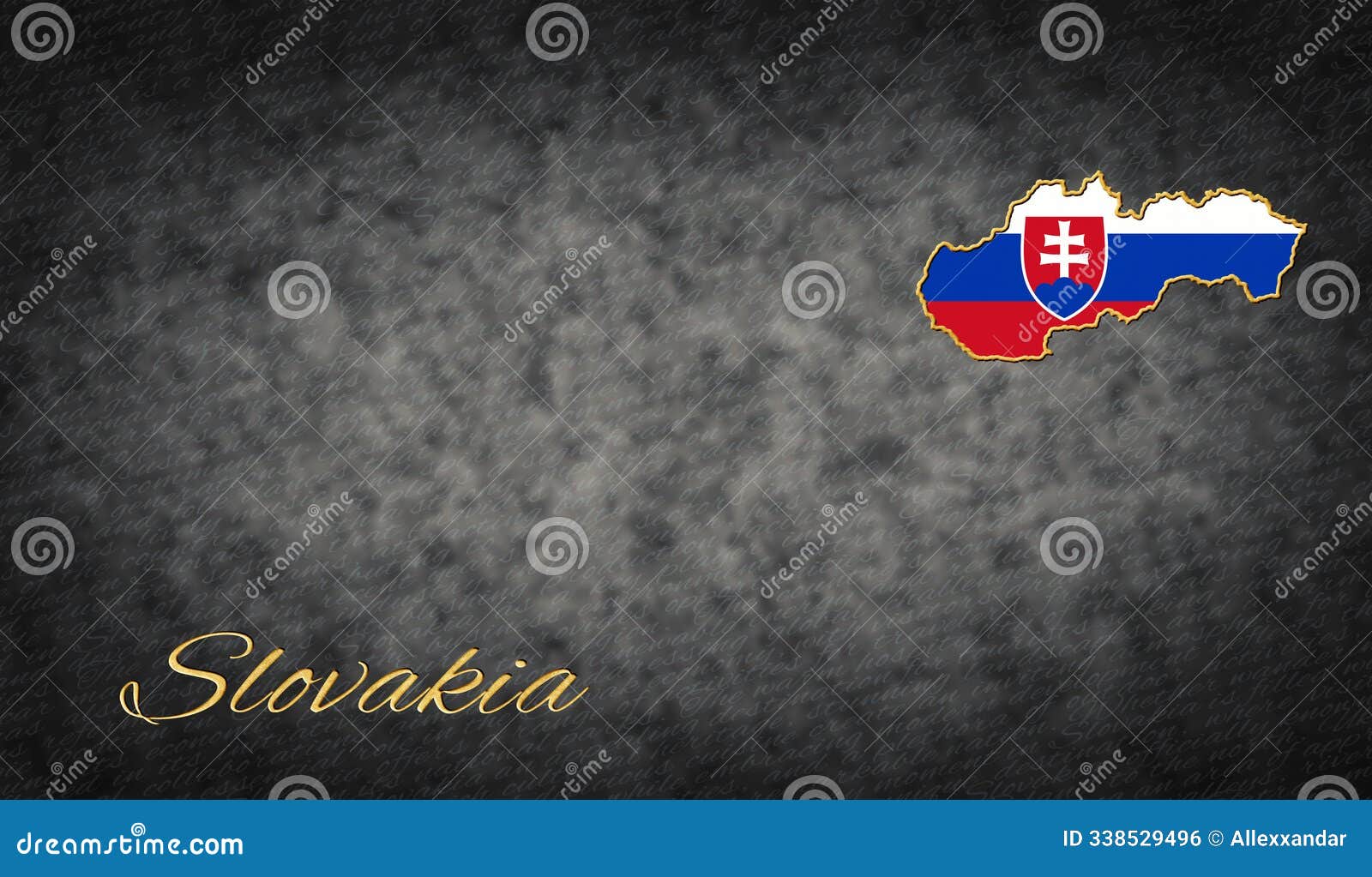Slovakia Symbols, Map of Slovakia Stock Photo - Image of exploration ...