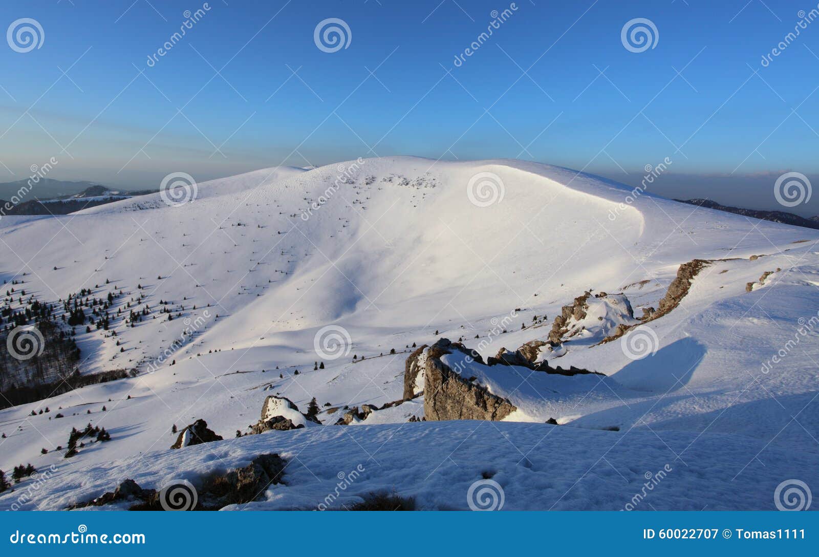 Slovakia Winter Mountain - Velka Fatra Stock Image - Image of ostredok ...