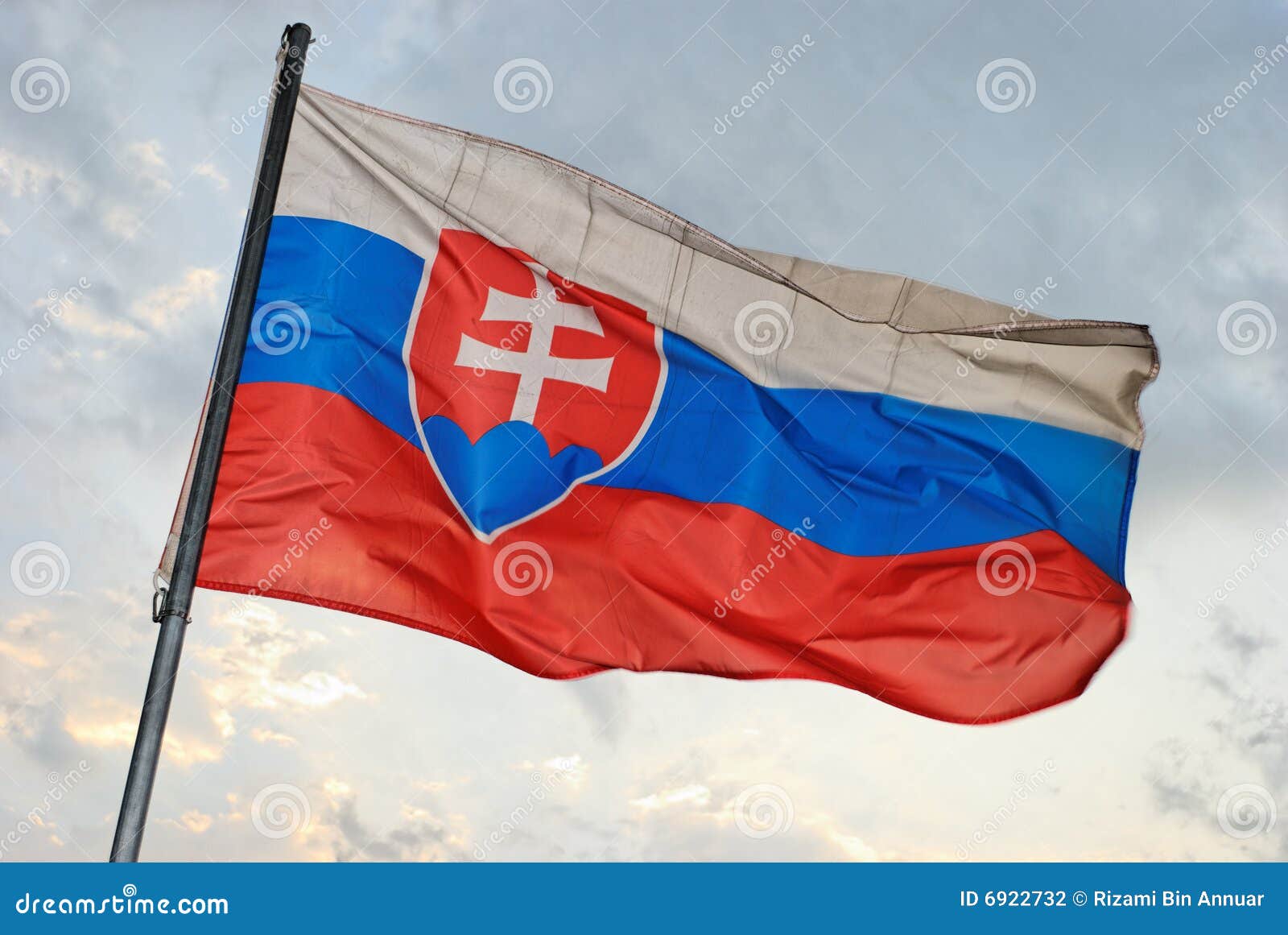 Slovakian Flag stock photo. Image of symbol, glory, patriotic - 6922732