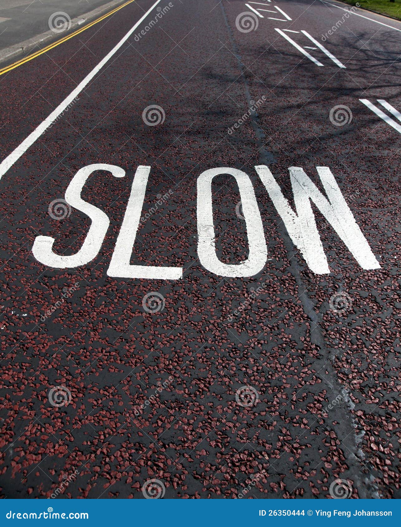 Slow stock photo. Image of warning, street, sign, speed - 26350444