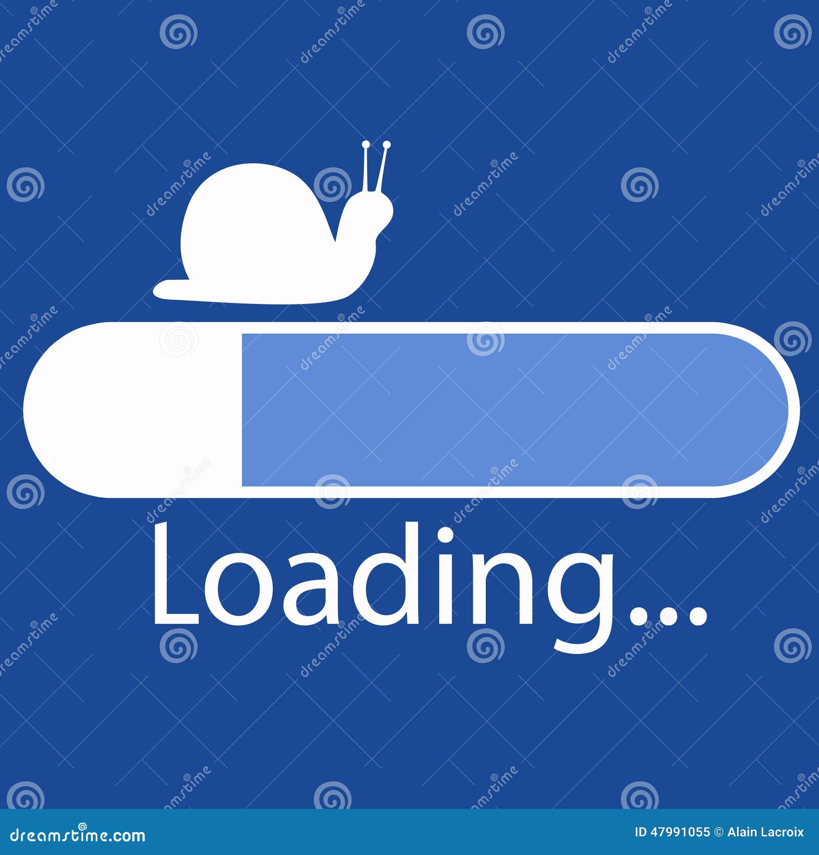 Slow connection stock illustration. Illustration of load - 47991055 Slow connection stock illustration. Illustration of load - 47991055