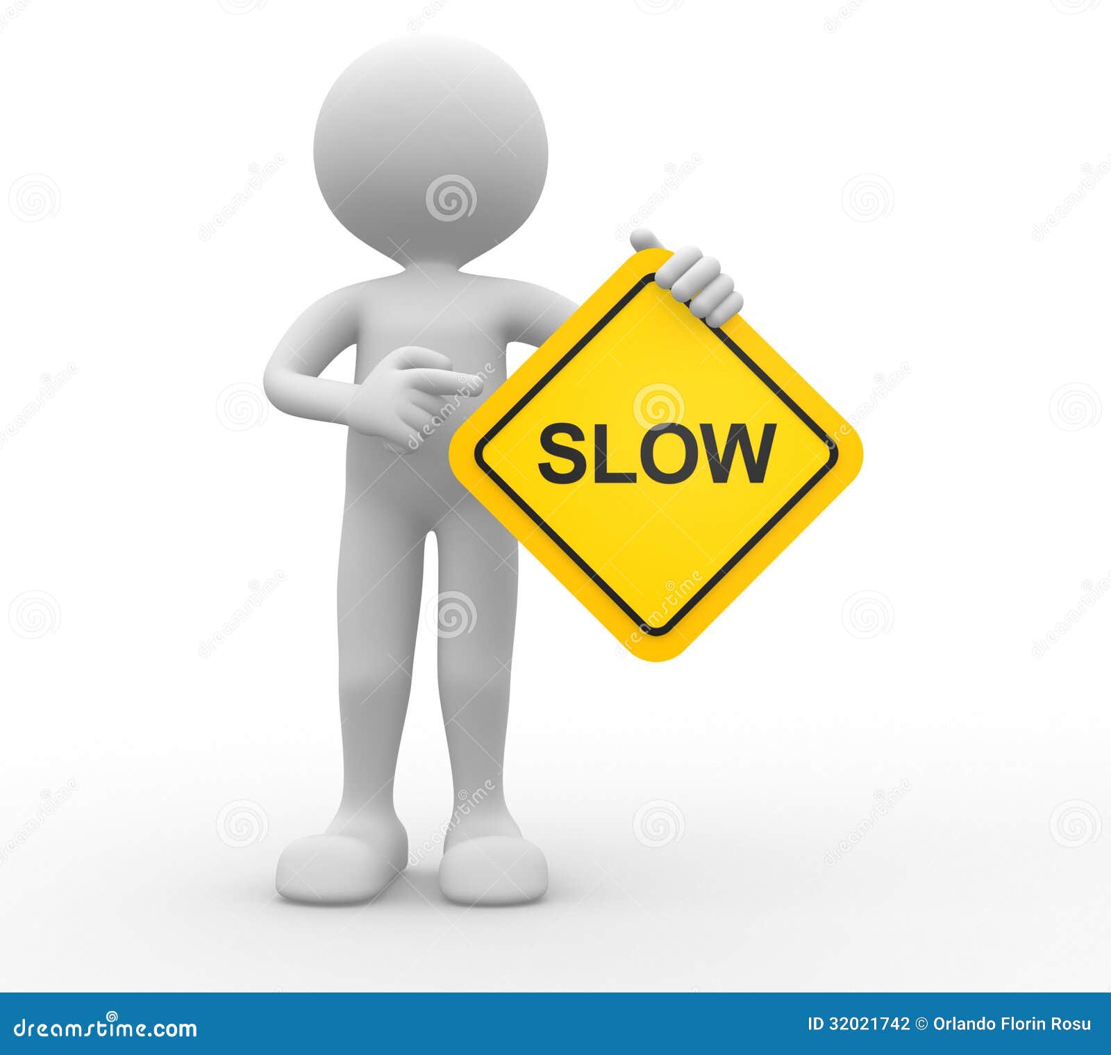 Slow stock illustration. Illustration of future, full - 32021742