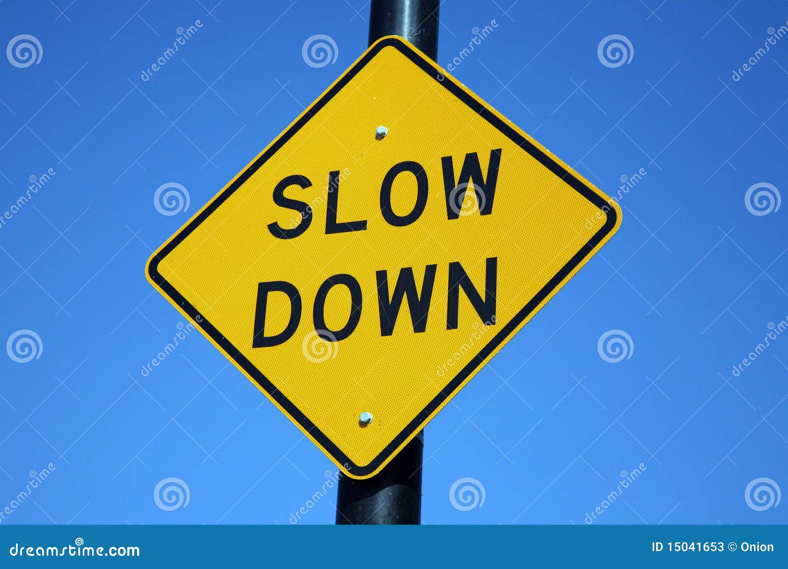 Slow Down, Road Sign Pedestrians Speed Limit. Royalty-Free Stock Image ...