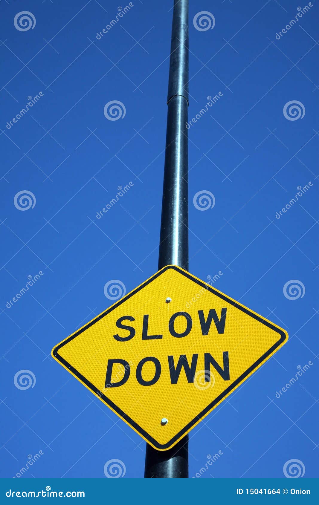 Slow Down, Road Sign Pedestrians Speed Limit. Royalty-Free Stock Image ...