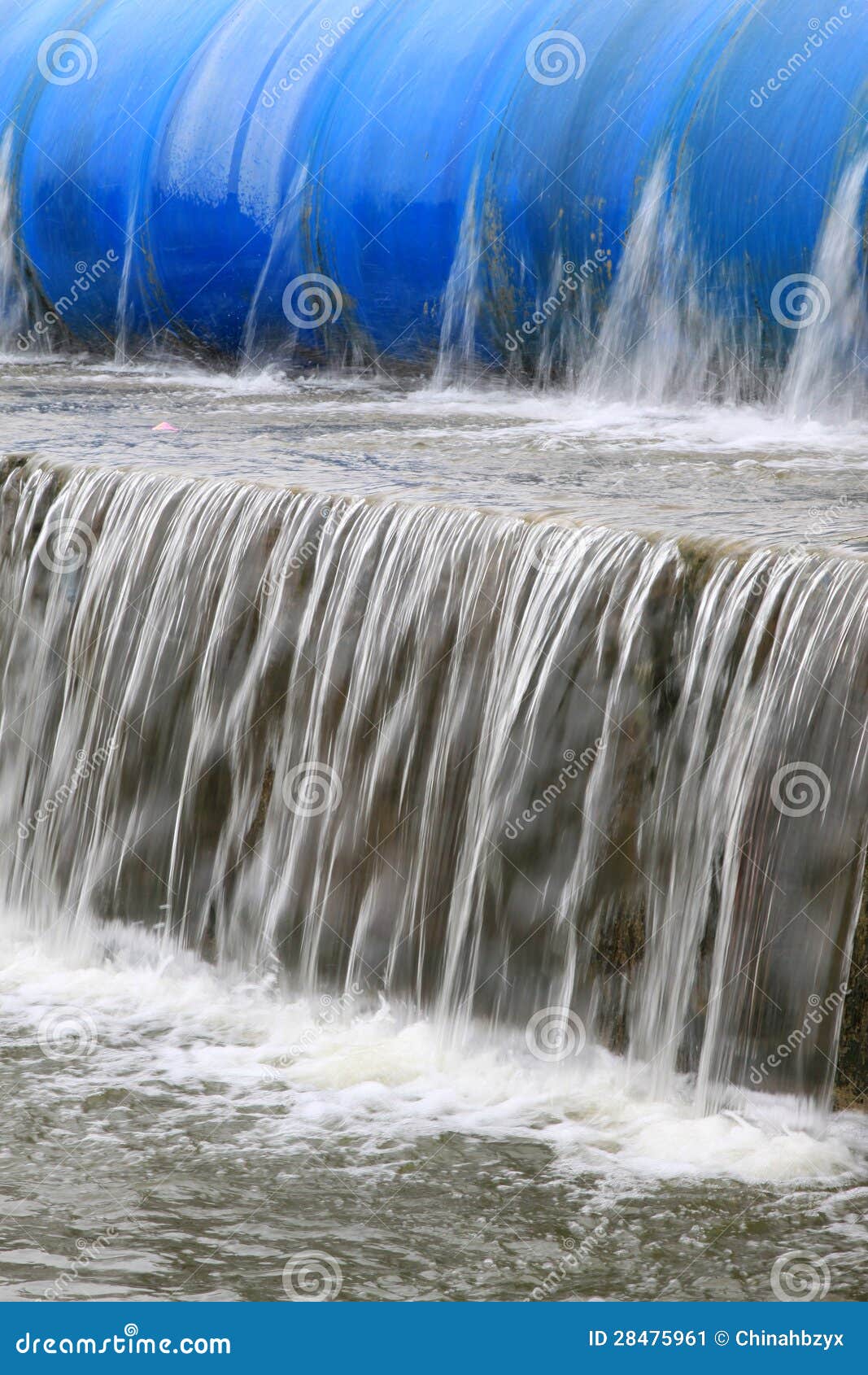 Slow flow of water stock image. Image of rubber, texture - 28475961