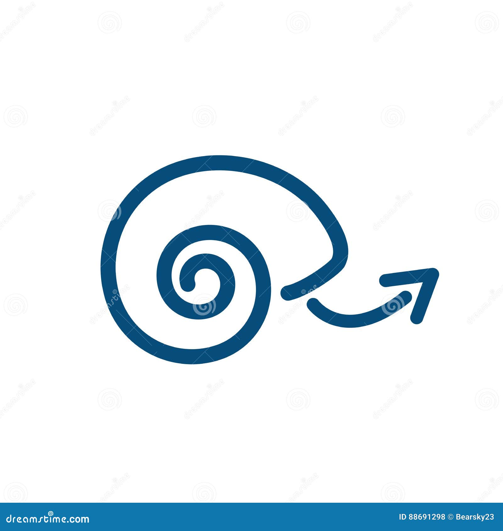 Slow Growth Icon With Hand And Plant Cartoon Vector | CartoonDealer.com ...