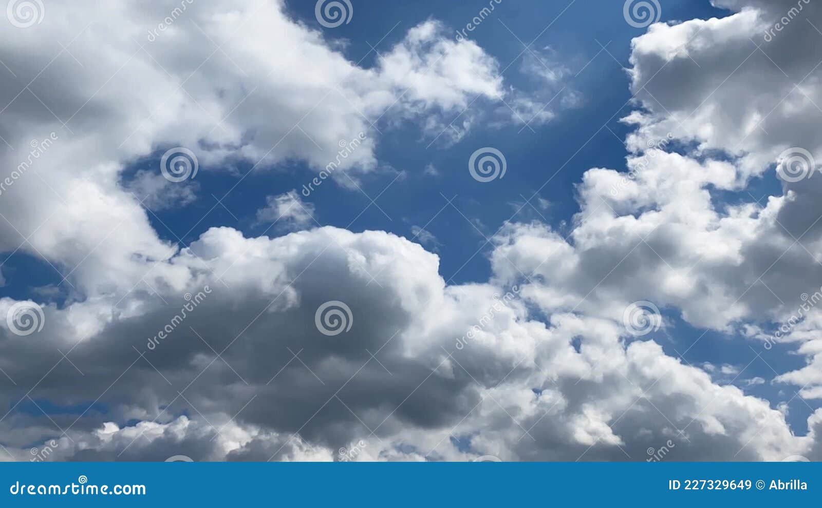 Slow Motion of Clouds in the Sky, Time-lapse Stock Video - Video of ...