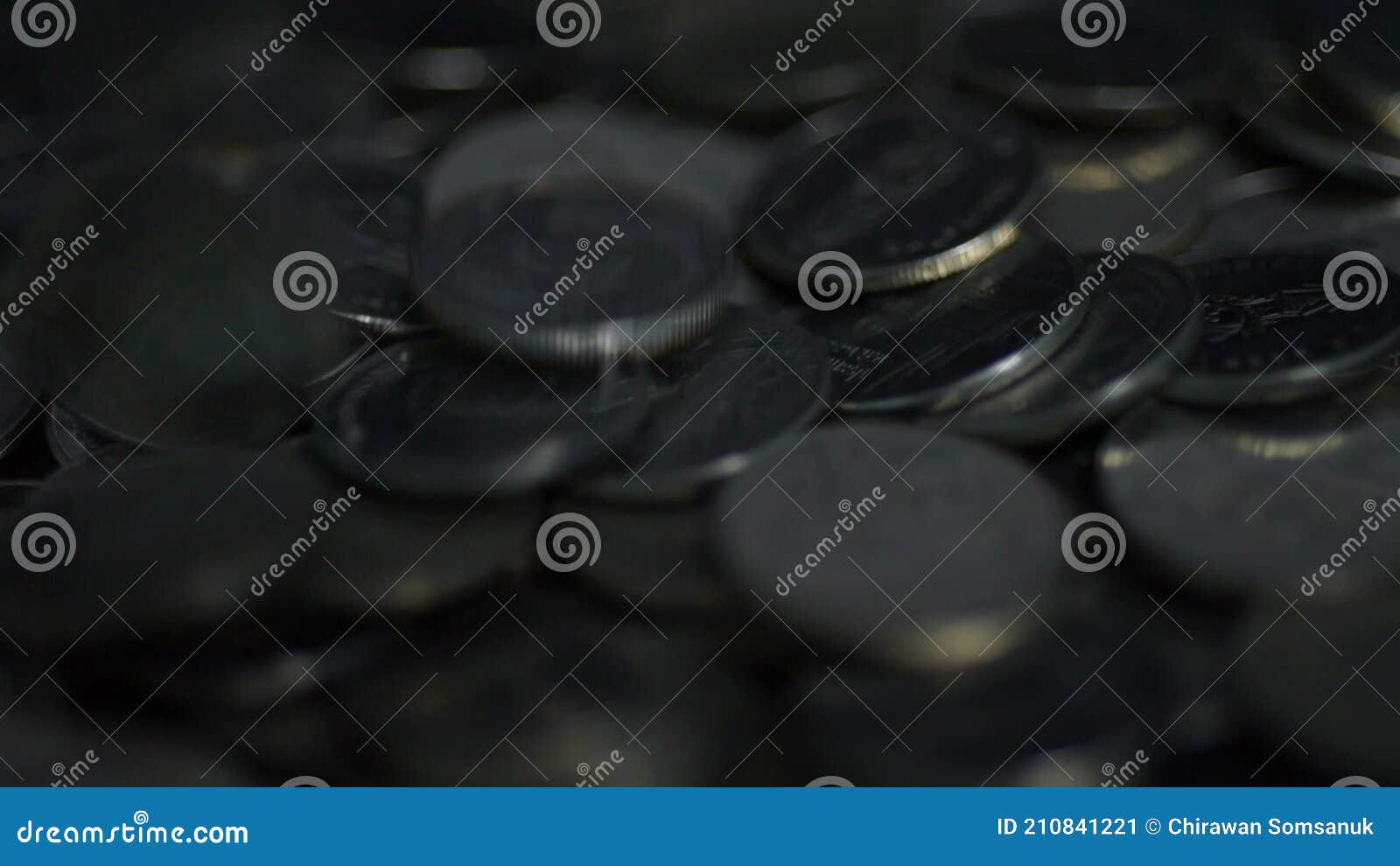 Slow motion coins falling. stock video. Video of coin - 210841221