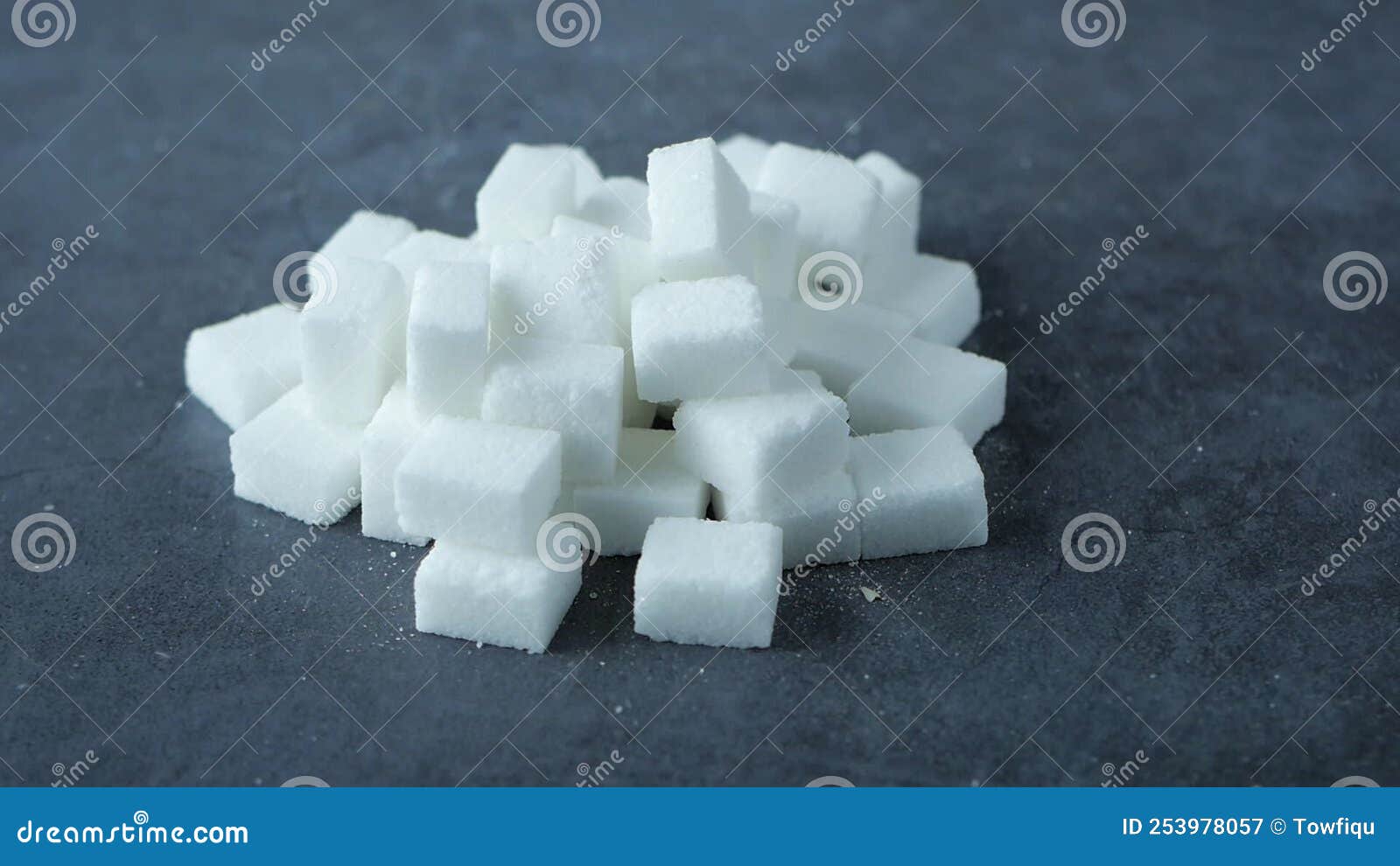Slow Motion of Dropping Sugar Cube on Table Stock Video - Video of pure ...
