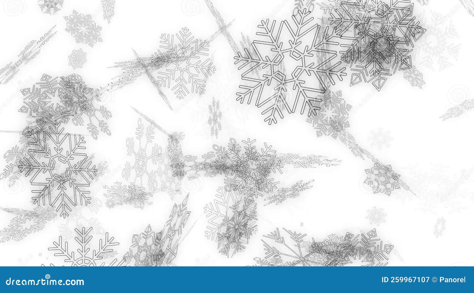 Slow Motion Falling Snowflakes Patterns. Stock Video - Video of design ...