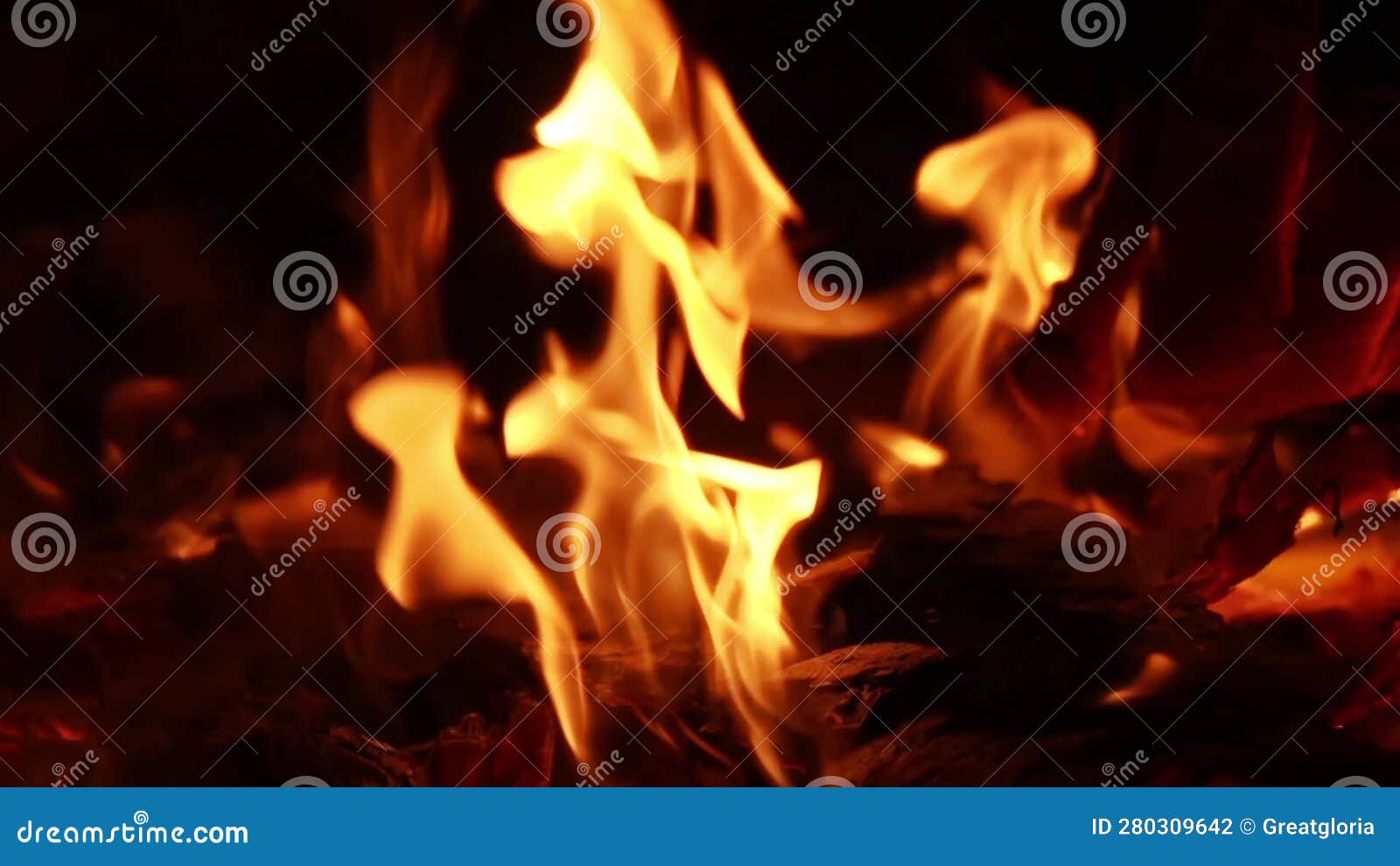 Slow Motion Fire Flames, Footage Stock Footage - Video of opener, flame ...