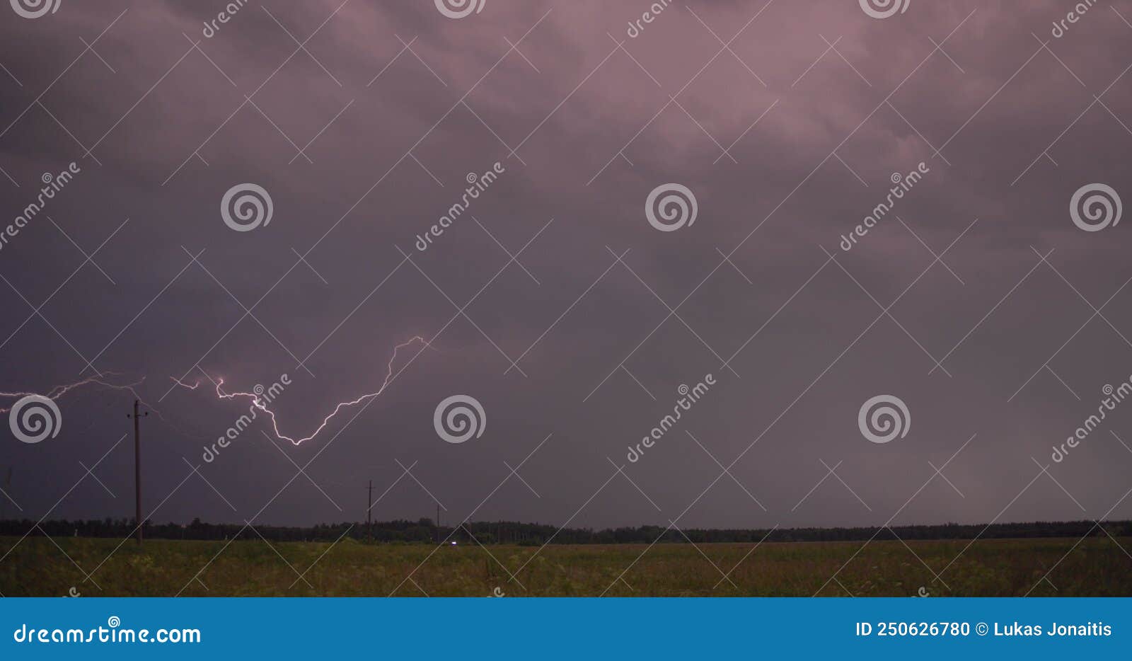 Slow Motion Lightning Strike, Thunderstorm Concept Stock Footage ...