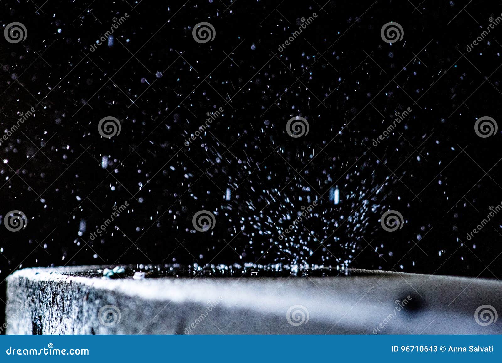 Slow Motion Rain stock image. Image of impact, fast, water - 96710643