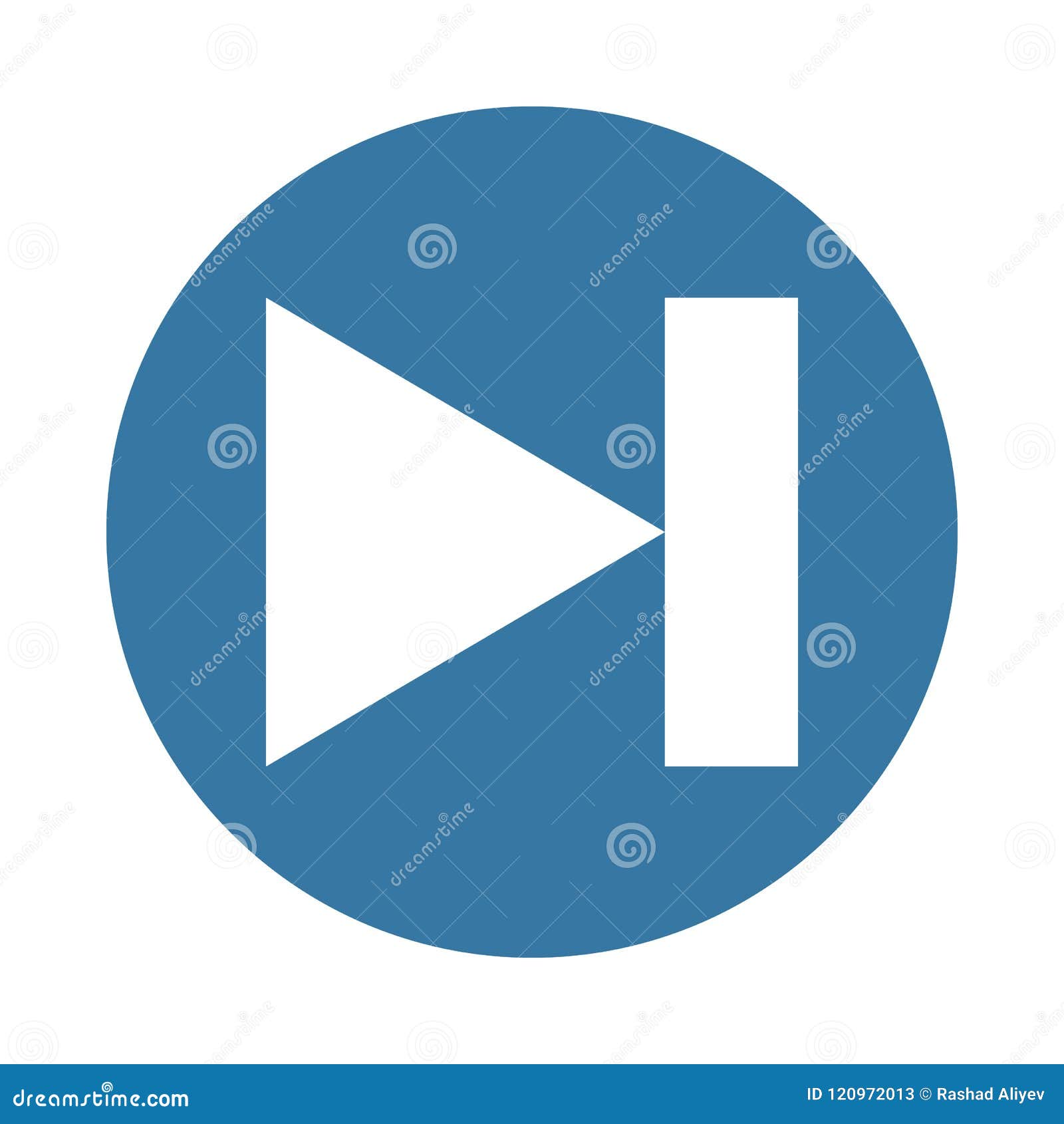 Slow-motion Sign Icon in Badge Style Stock Illustration - Illustration ...