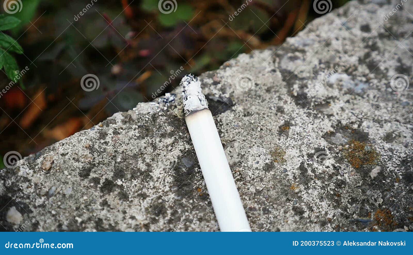 Slow Motion Smoke from Cigarette Stock Video - Video of macro, risk ...