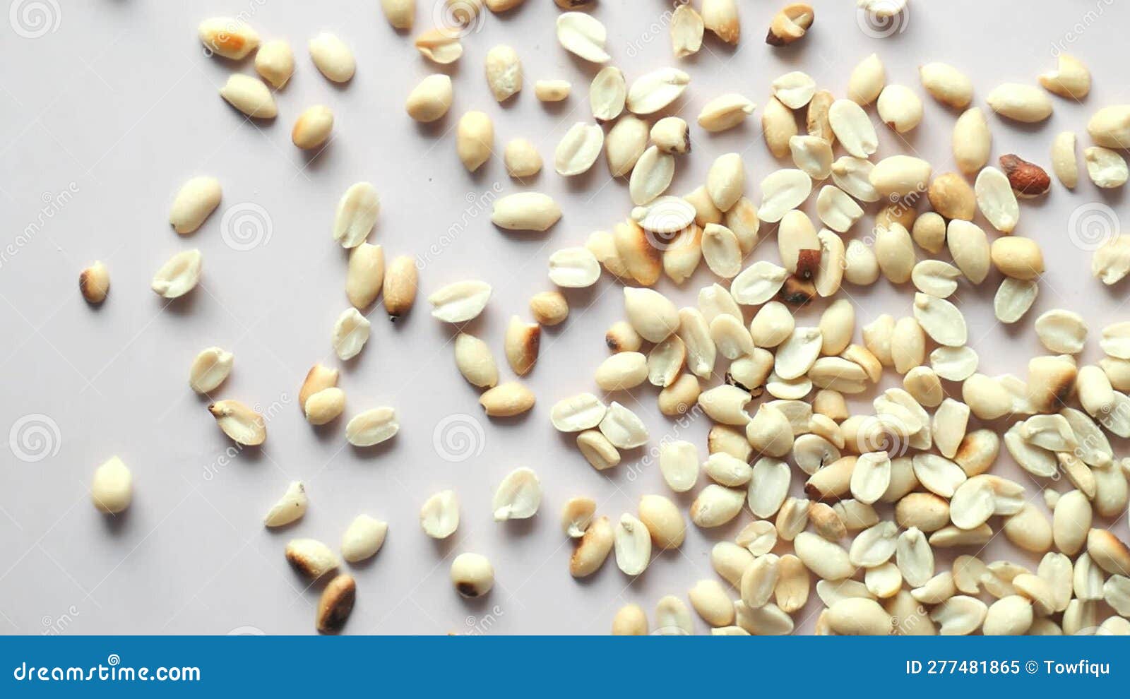 Slow Motion of Throwing Peanuts on White Background Stock Video - Video ...