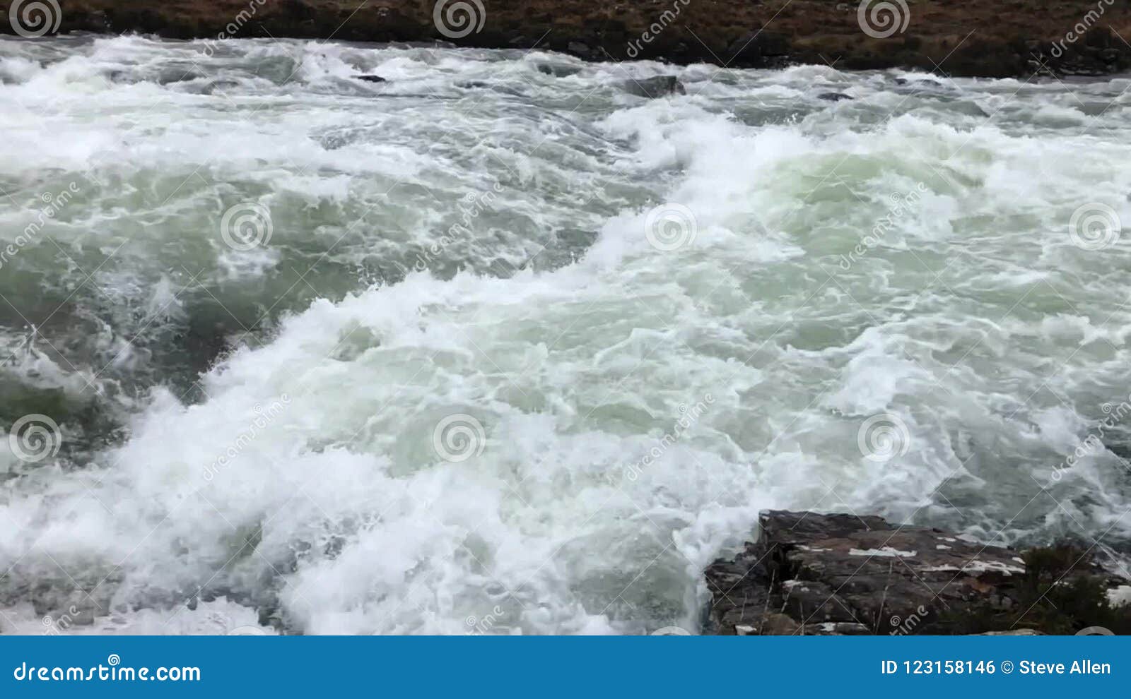 Slow Motion Video of a Fast Moving River - Isle of Skye - Scotland ...