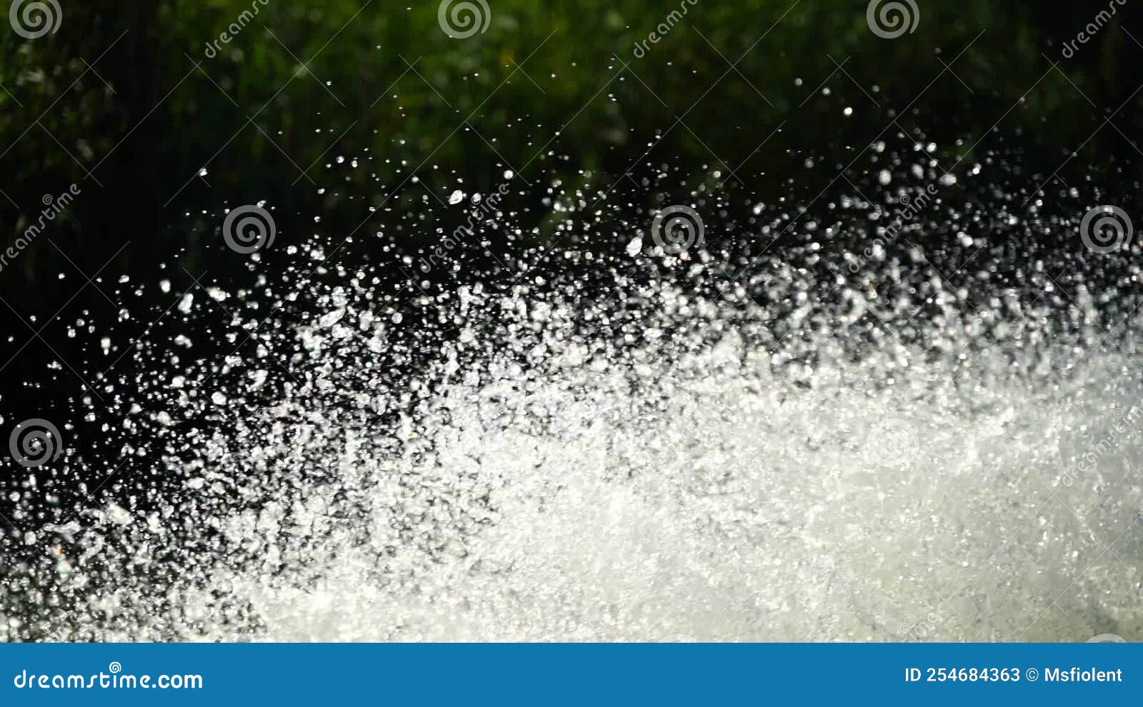 Slow Motion Video of Water Splashing from a Boat. Stock Video - Video ...