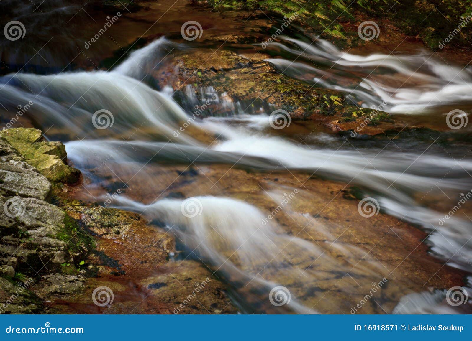 Slow motion waterfall stock image. Image of cascading - 16918571