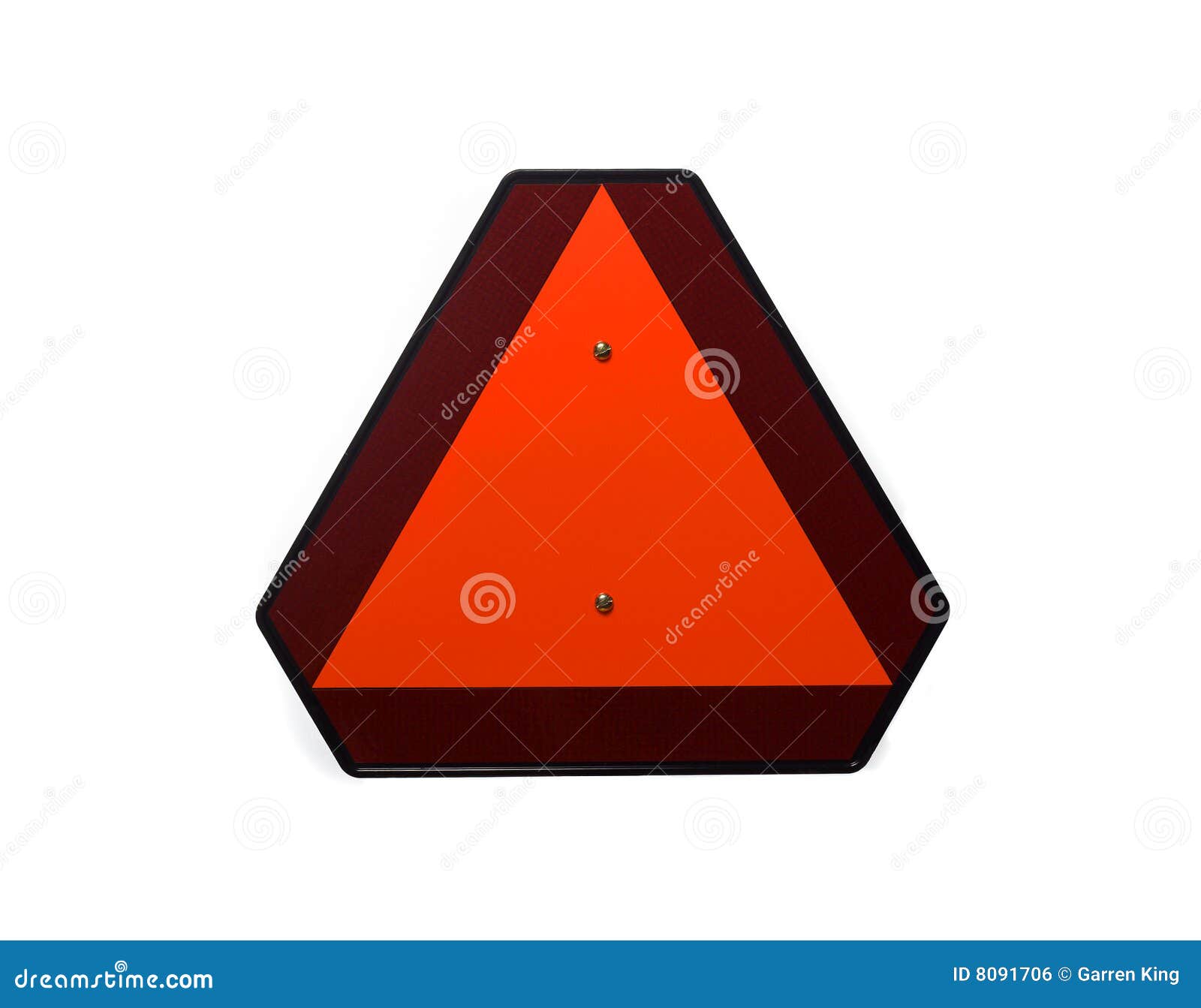 Slow Moving Vehicle Triangle Royalty-Free Stock Image | CartoonDealer ...