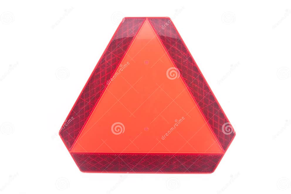 Slow Moving Vehicle Triangle Stock Photo - Image of slow, triangle ...