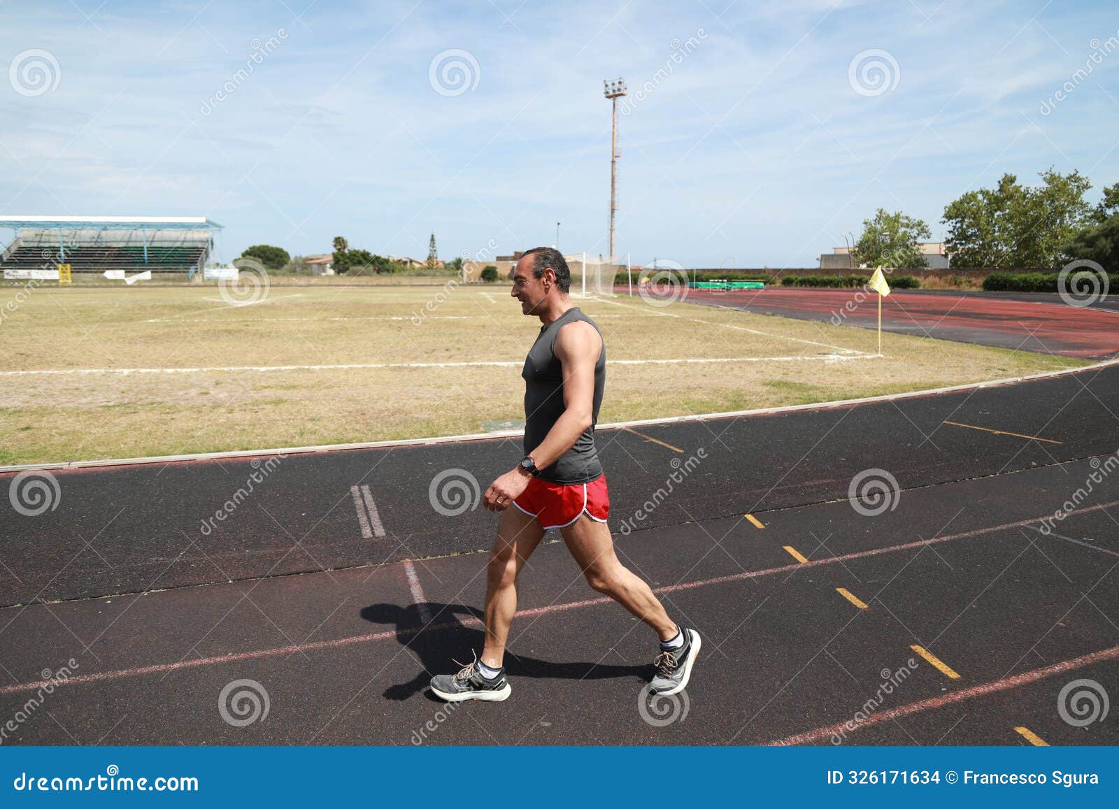 Slow and Peaceful Recovery of a Runner Stock Photo - Image of outdoor ...