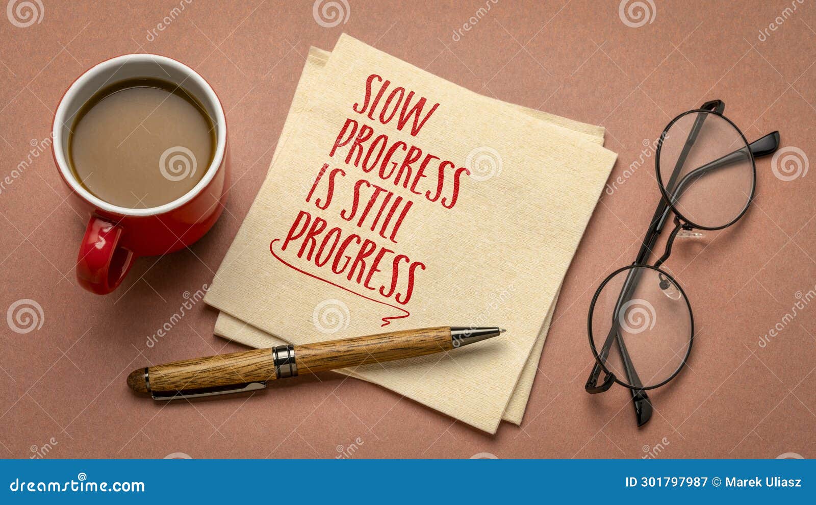 Slow Progress is Still Progress - Inspirational Handwriting, Business ...