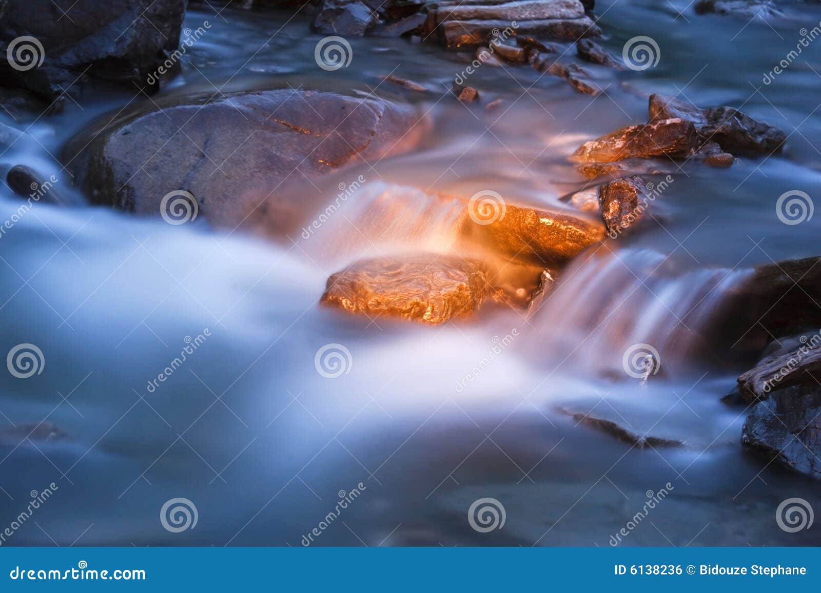 Slow river stream stock photo. Image of clean, park, drink - 6138236