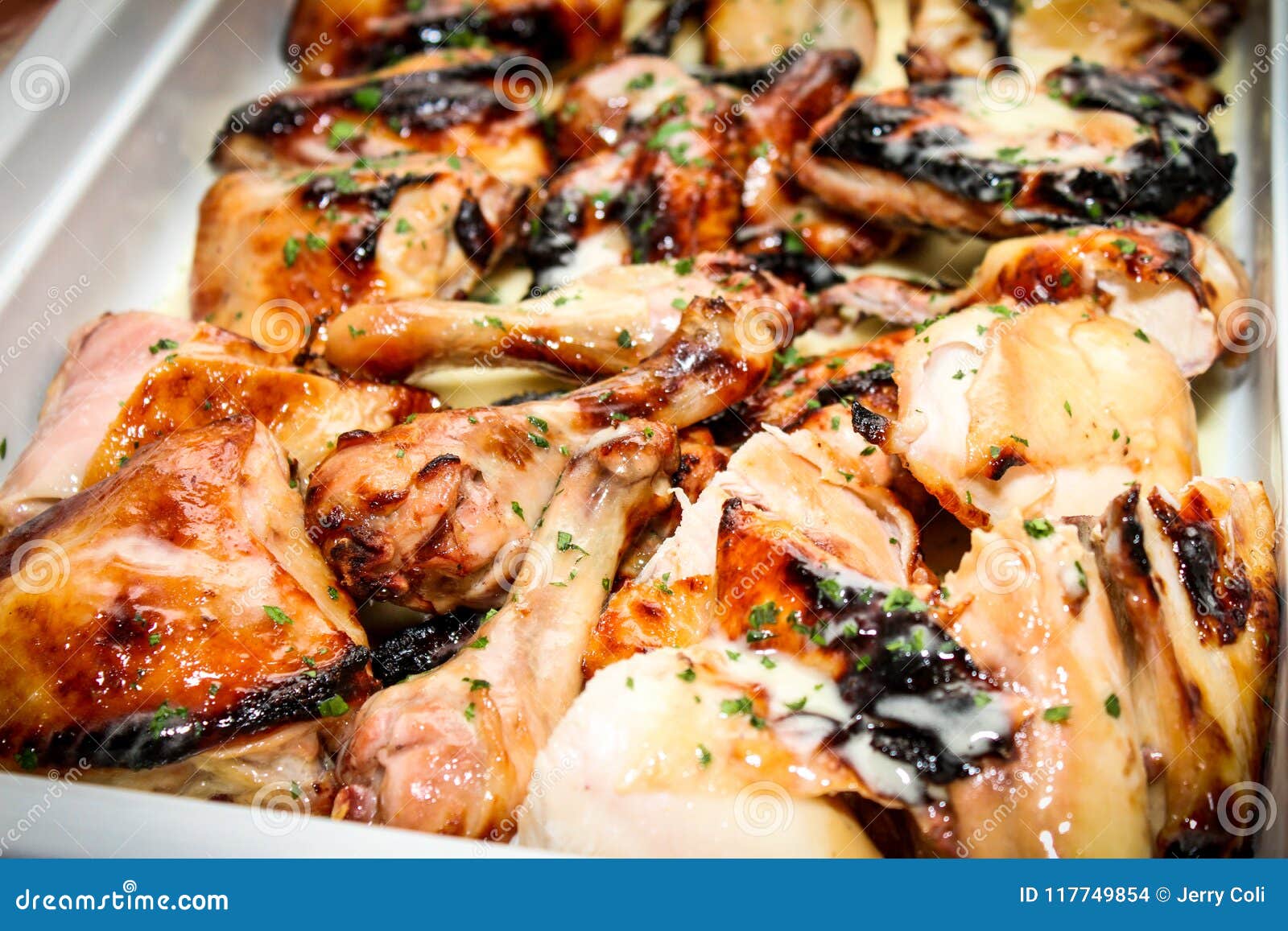 Slow Roasted Lemon Brine Chicken Stock Photo - Image of brine, dinner ...