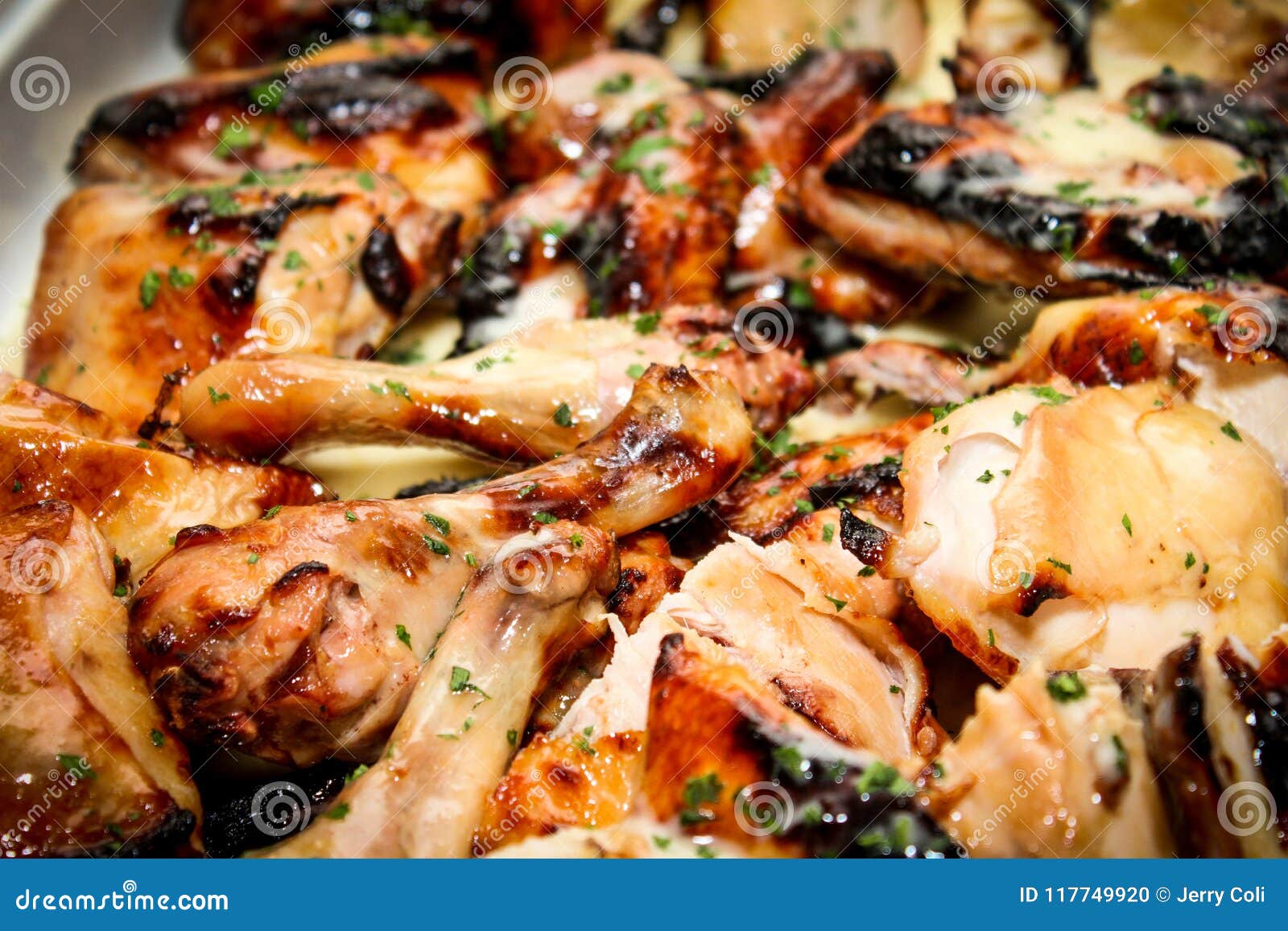 Slow Roasted Lemon Brine Chicken Stock Photo - Image of slow, tasty ...