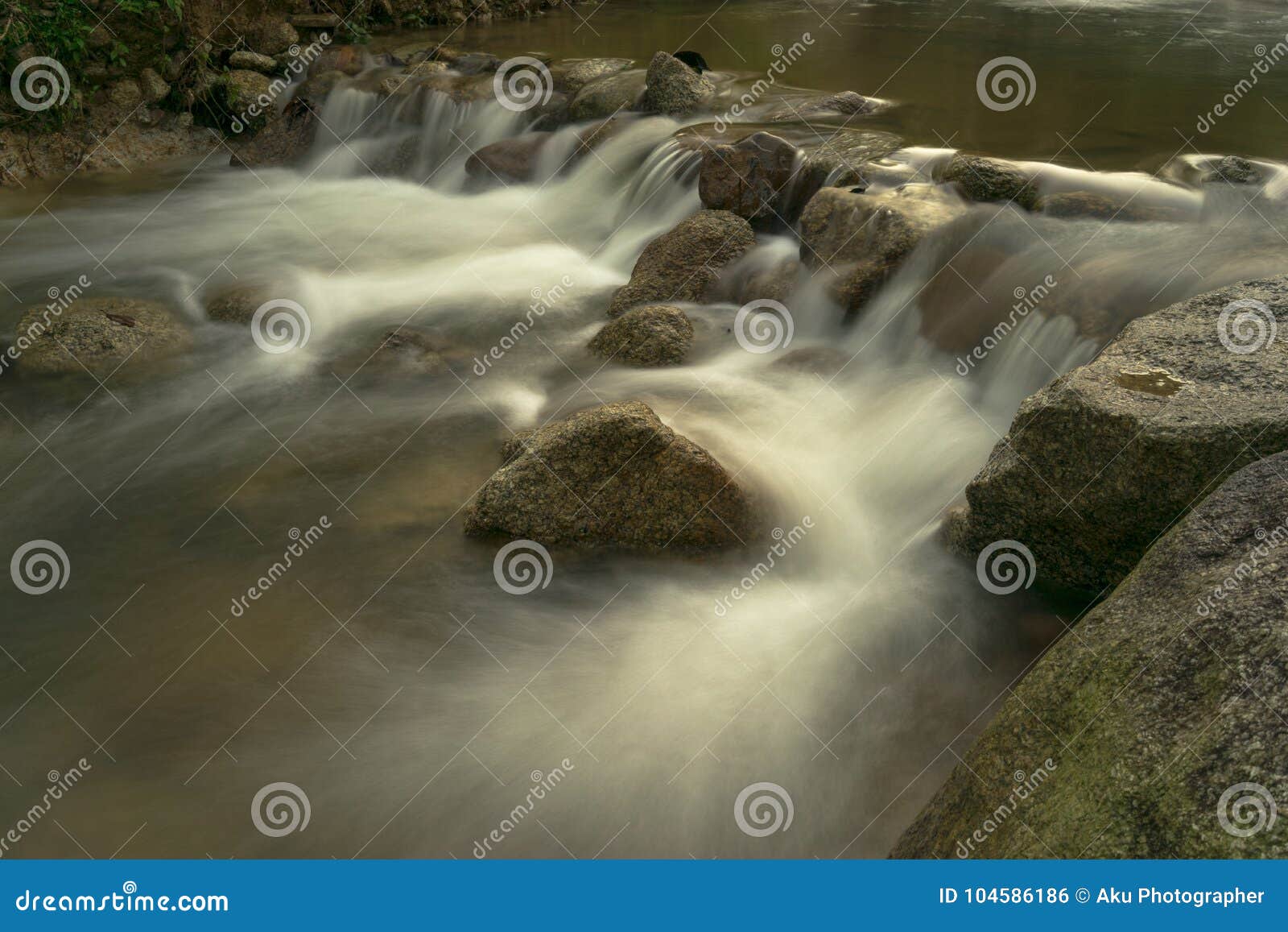 Slow Shutter Image of River Stock Photo - Image of east, park: 104586186