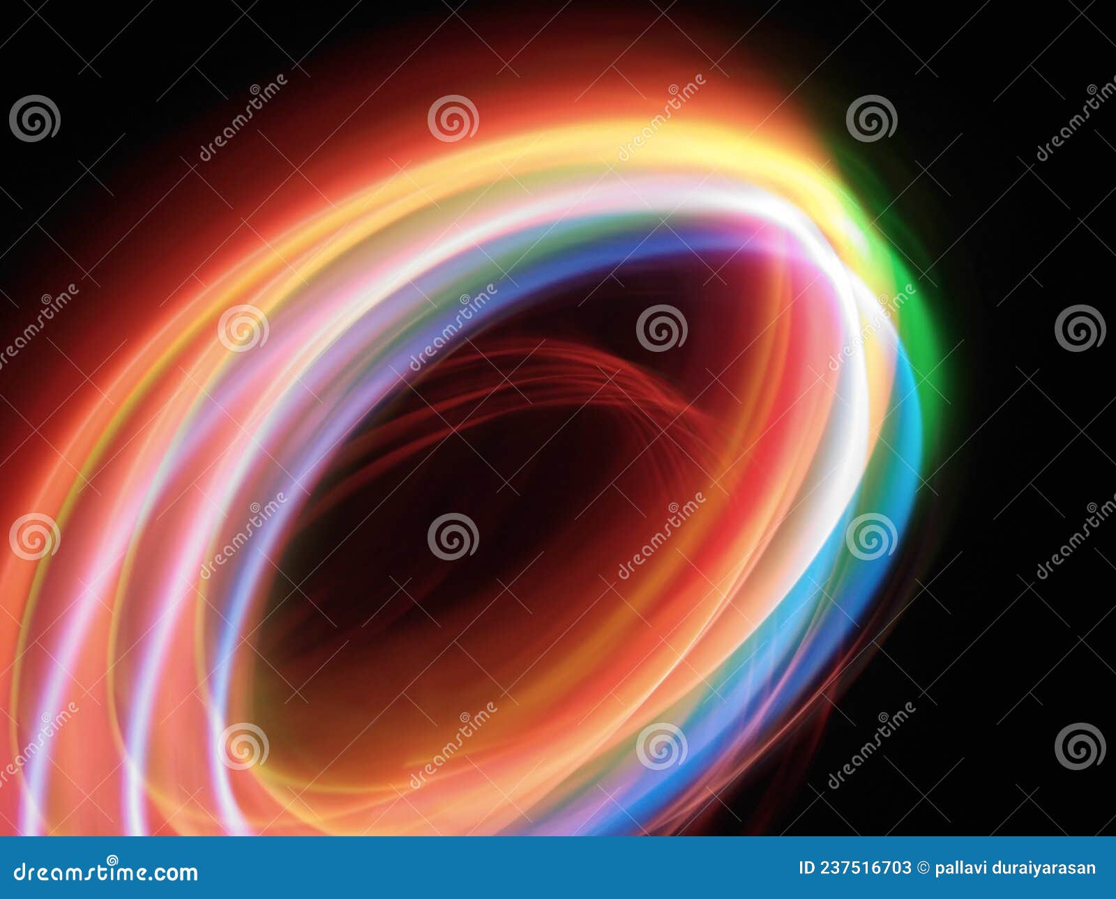Slow Shutter Speed Color Light Painting Stock Image - Image of shutter ...