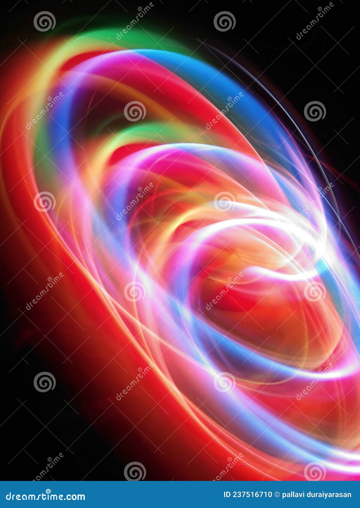 Slow Shutter Speed Color Light Painting Stock Photo - Image of slow ...