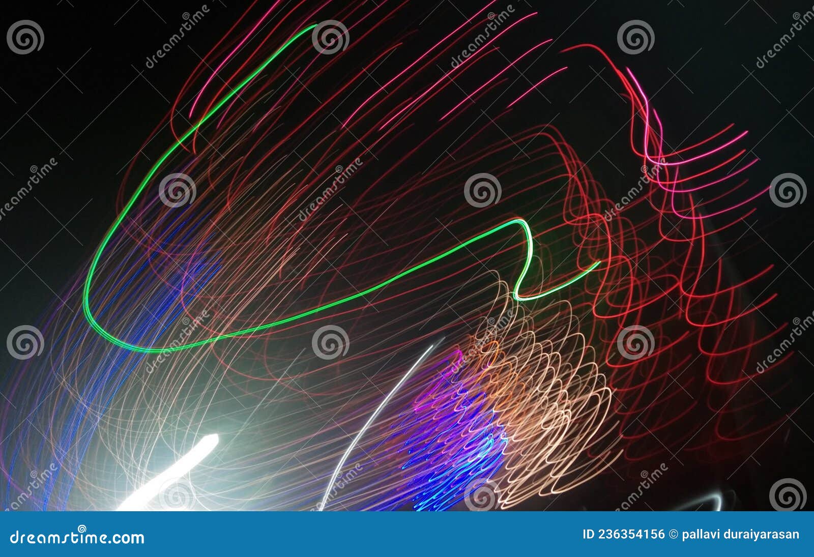 Slow Shutter Speed Light Art Stock Photo - Image of slow, speed: 236354156